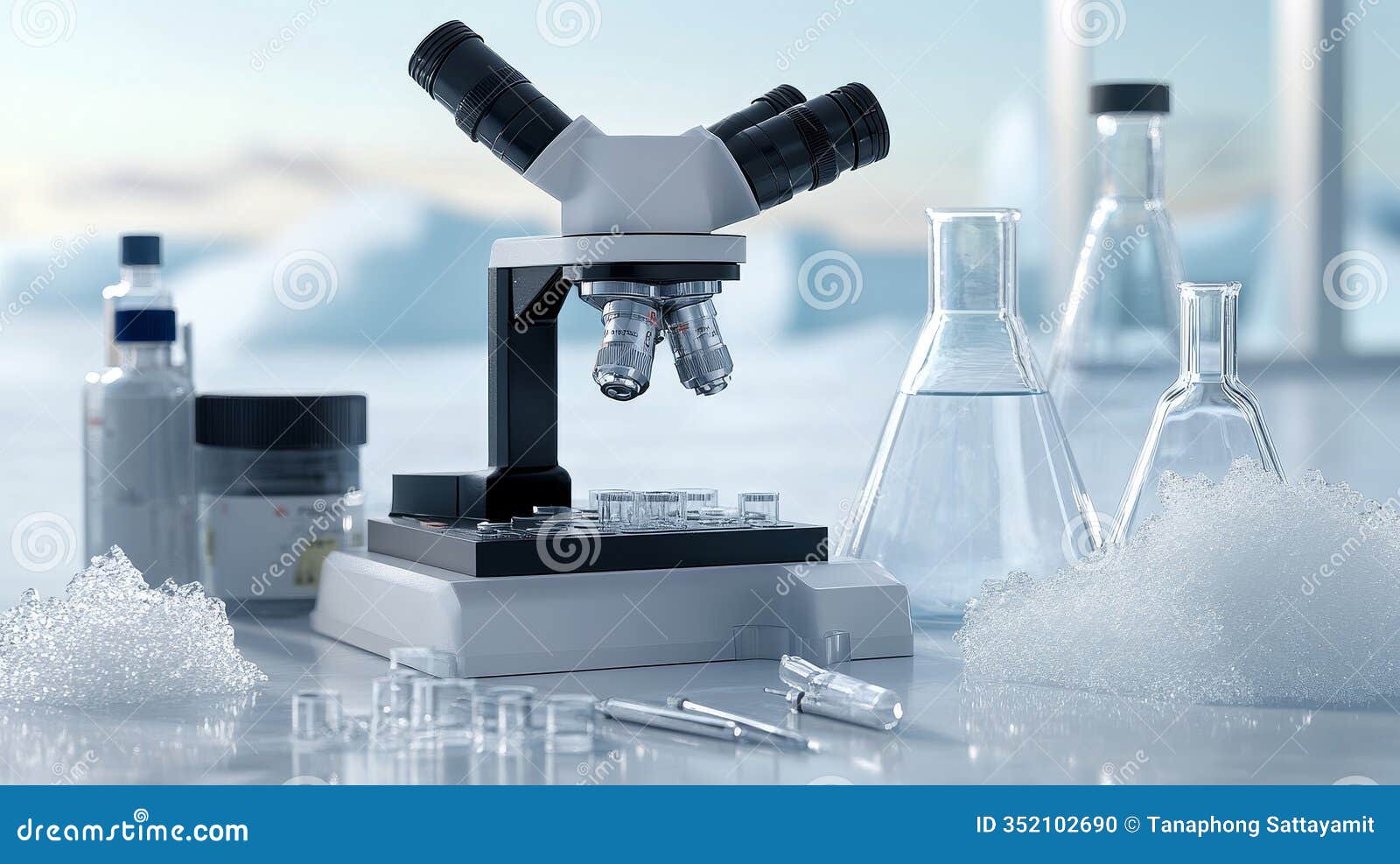 Polar Ice Core Sample Analysis in Lab Scientific Research Ice Core ...