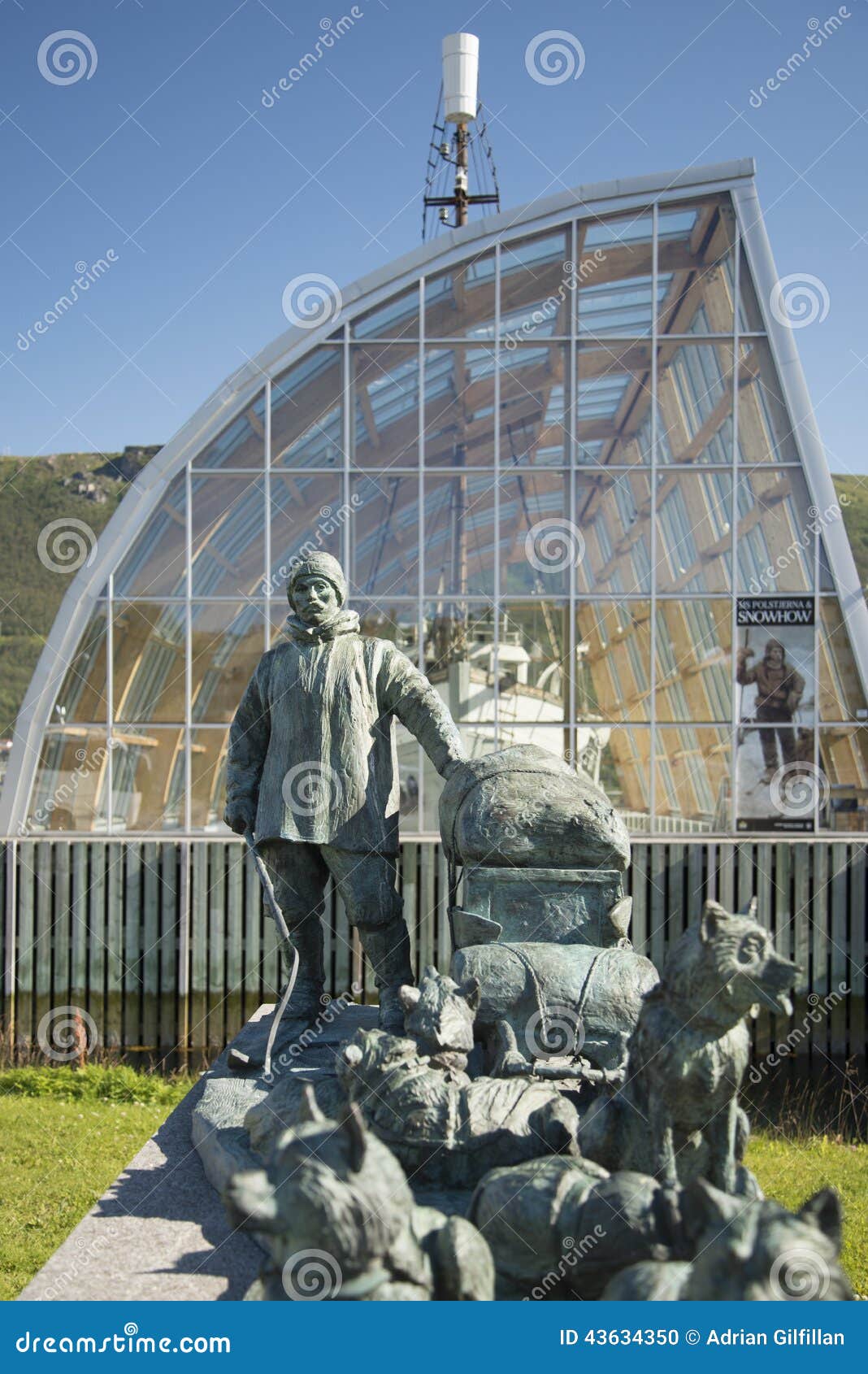 Polar museum, Tromso editorial image. Image of polaria - 43634350