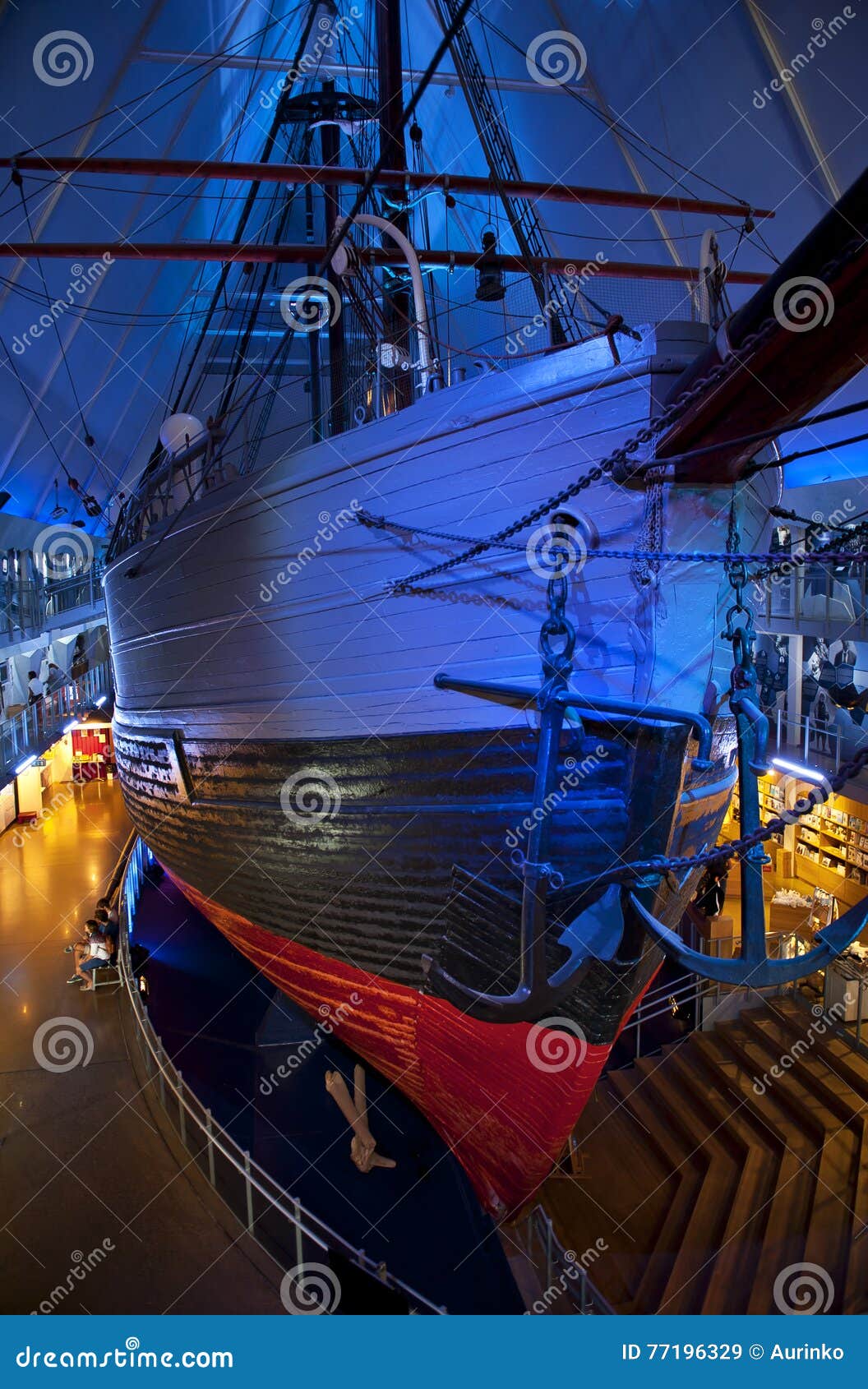 The Polar Ship Fram editorial stock image. Image of display - 77196329