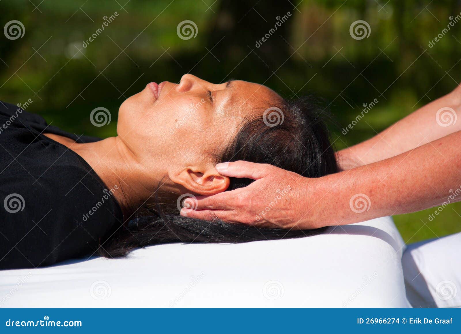 Polarity massage stock photo. Image of black, health - 26966274