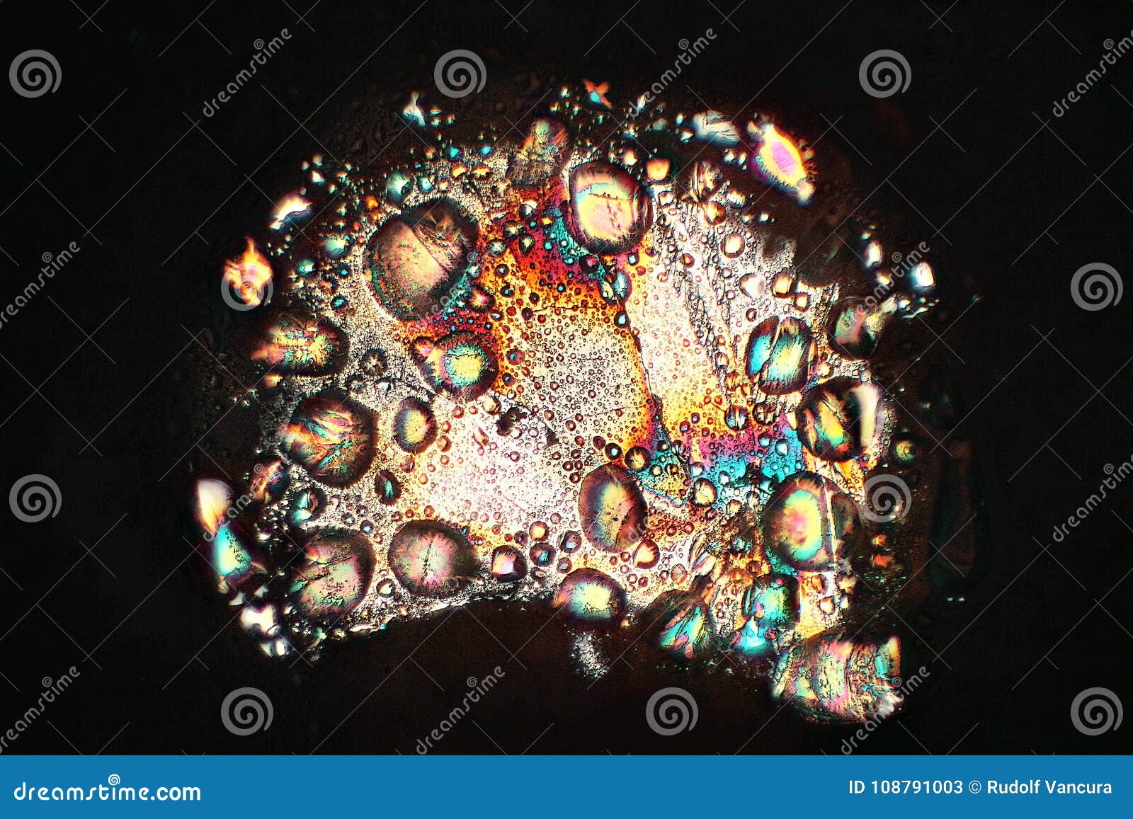 Polarized Light Makes Crystals Gleam Stock Image - Image of detail ...