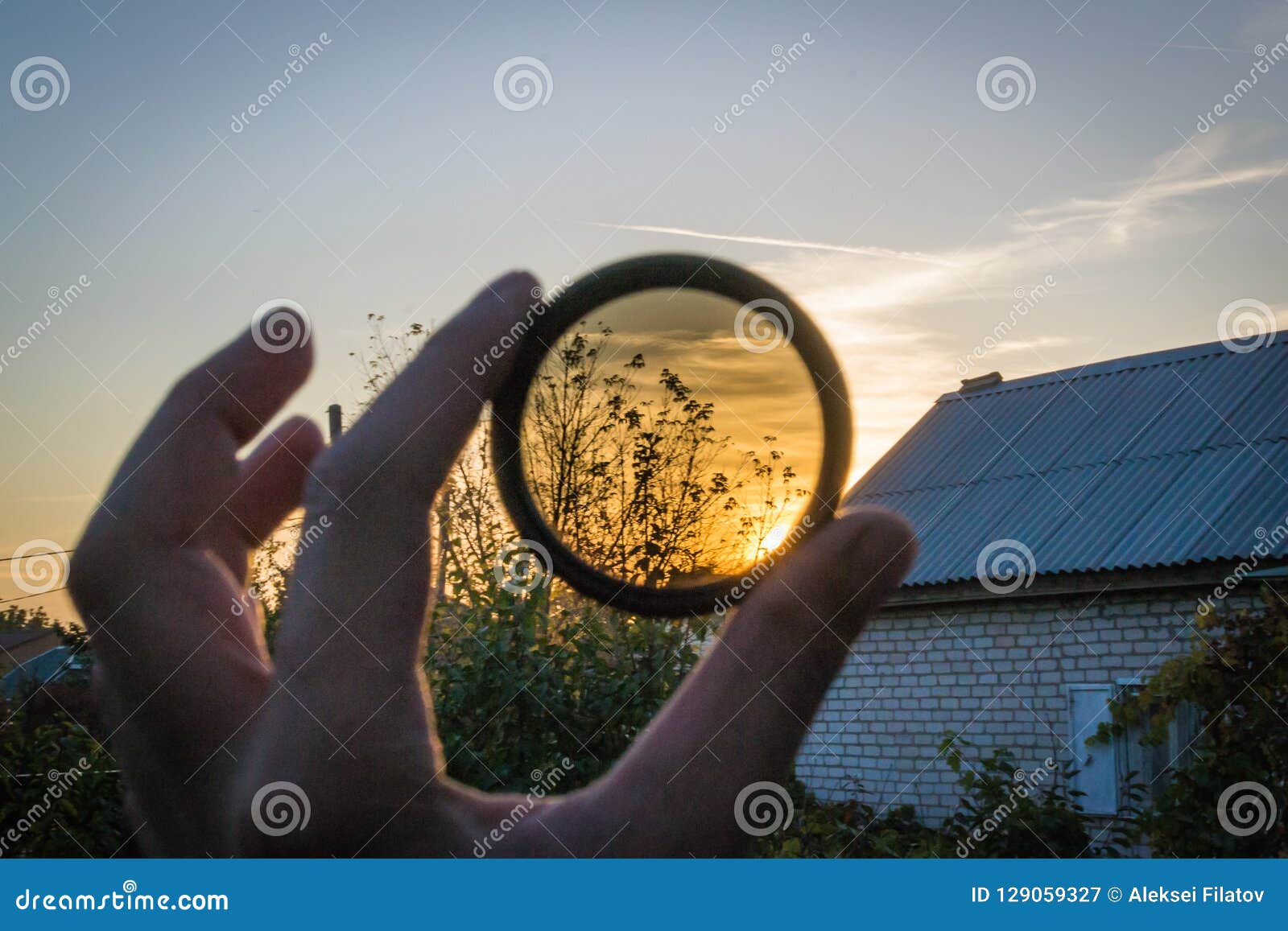 Polarizing Filter for the Camera Stock Image - Image of light, circular ...