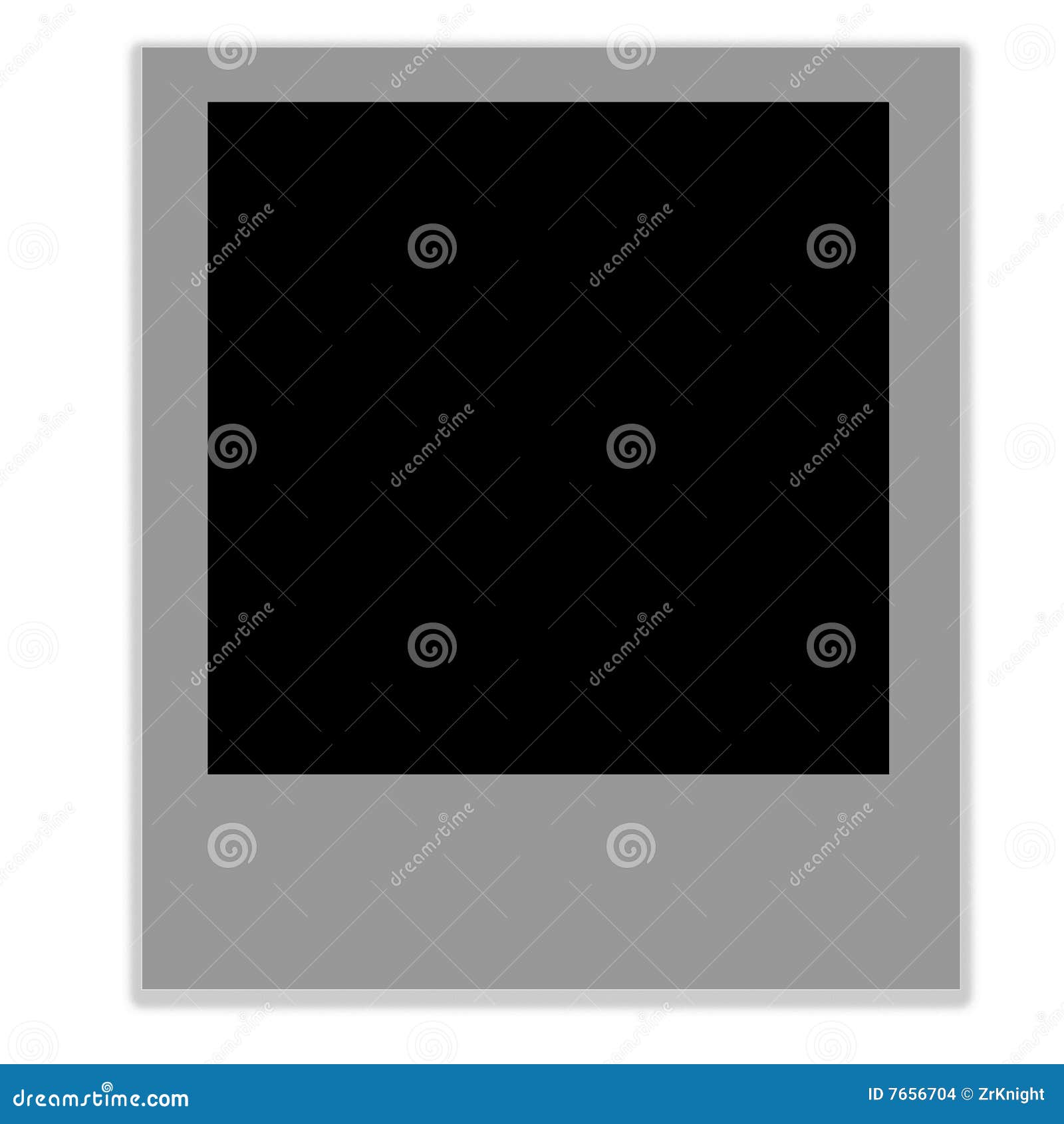 Polaroid film frame stock photo. Image of instant, creative - 7656704