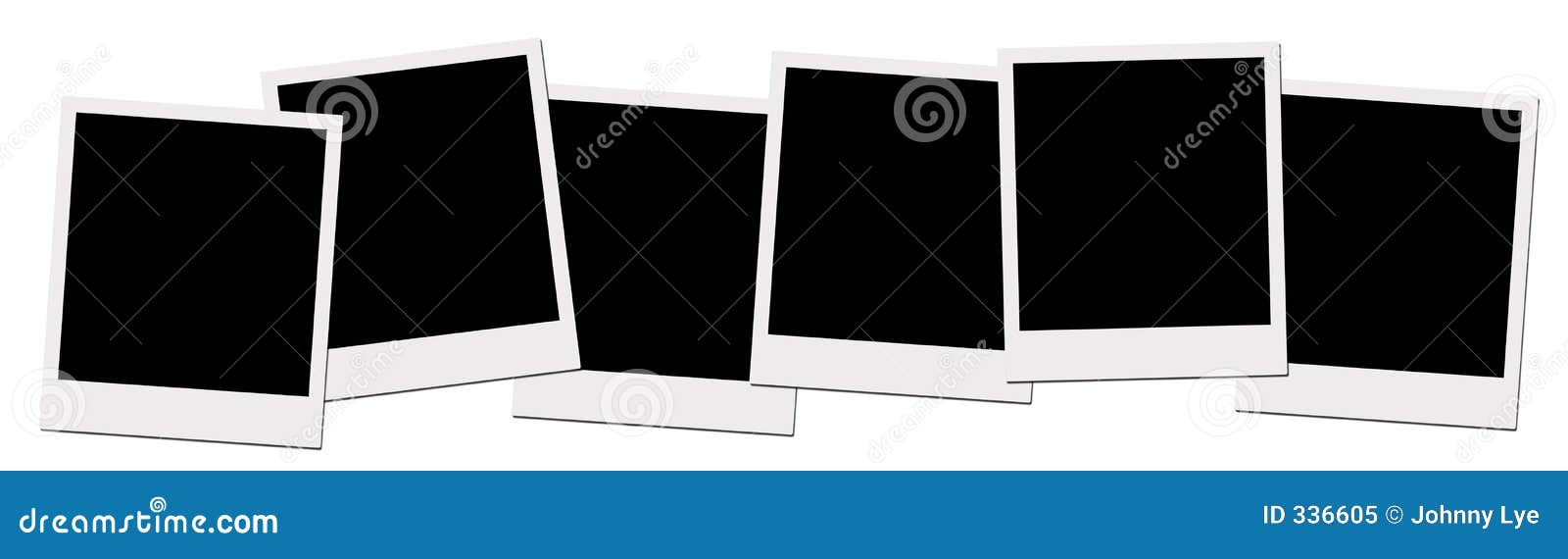 Polaroid Films (with Clipping Path) Stock Illustration - Illustration ...