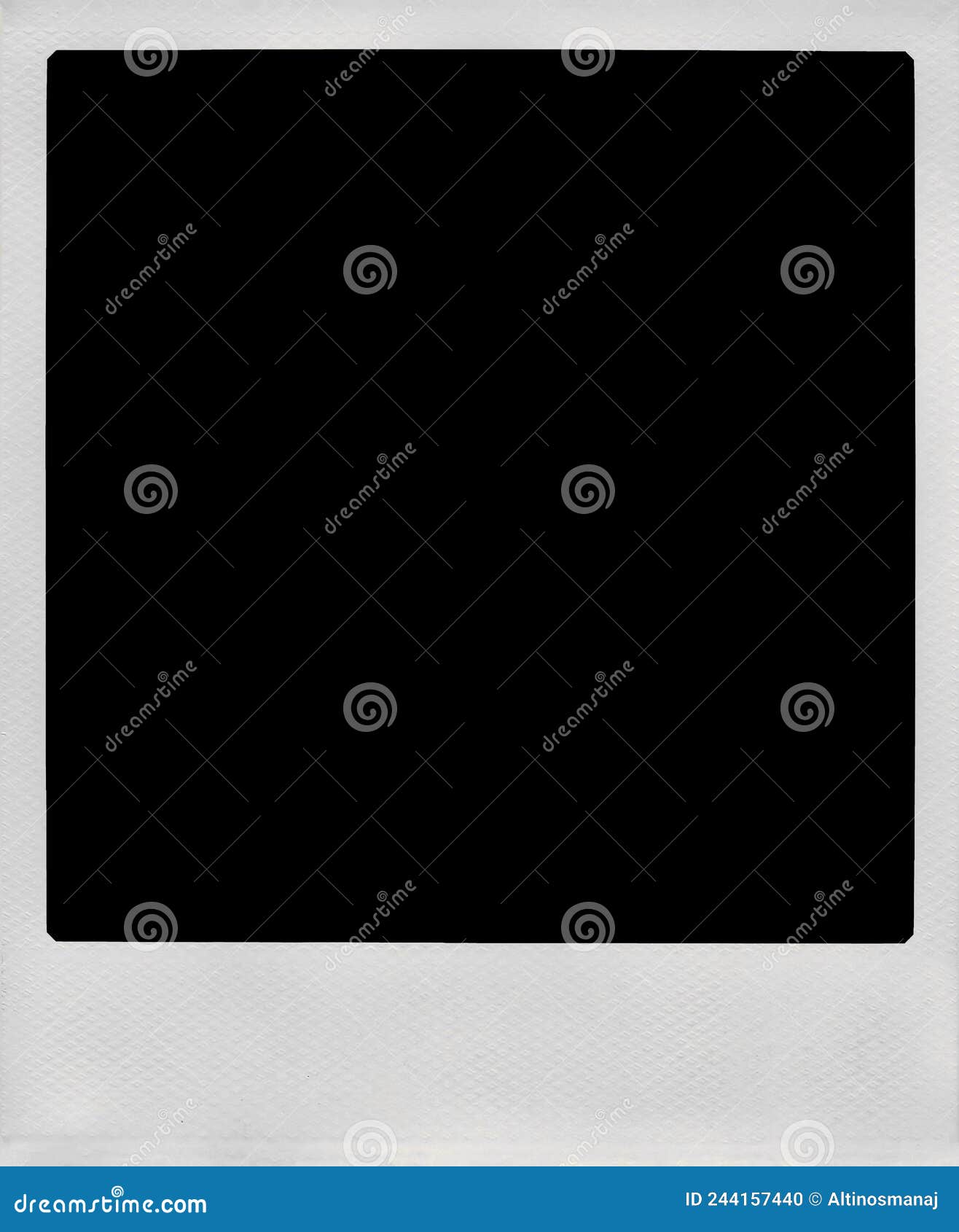 Polaroid Frame Border Texture Black Middle Section Vintage Old Unique ...