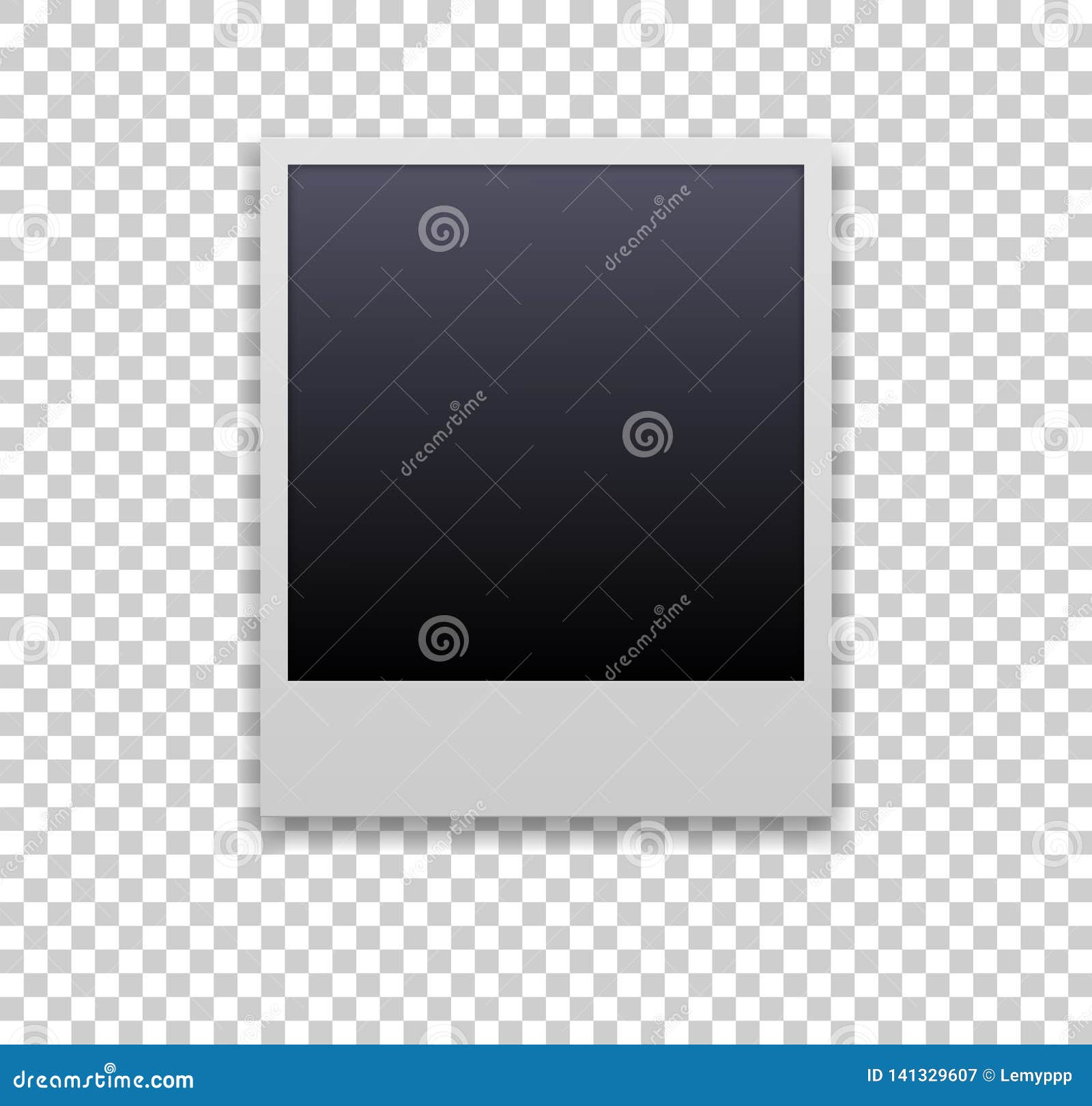 Polaroid Frame. Editable with Transparent Background. Photo Album ...