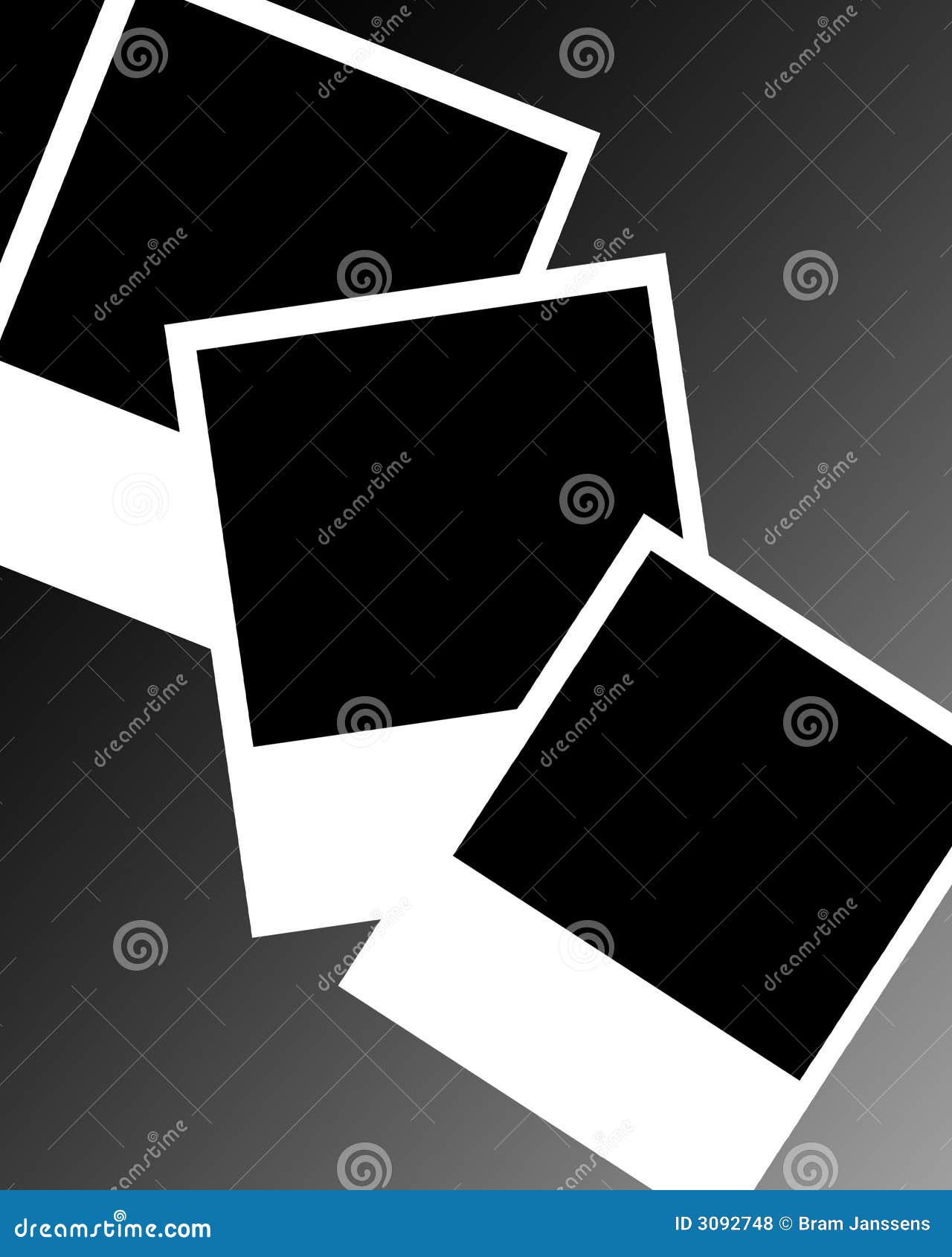 Polaroid frames stock illustration. Illustration of shooting - 3092748