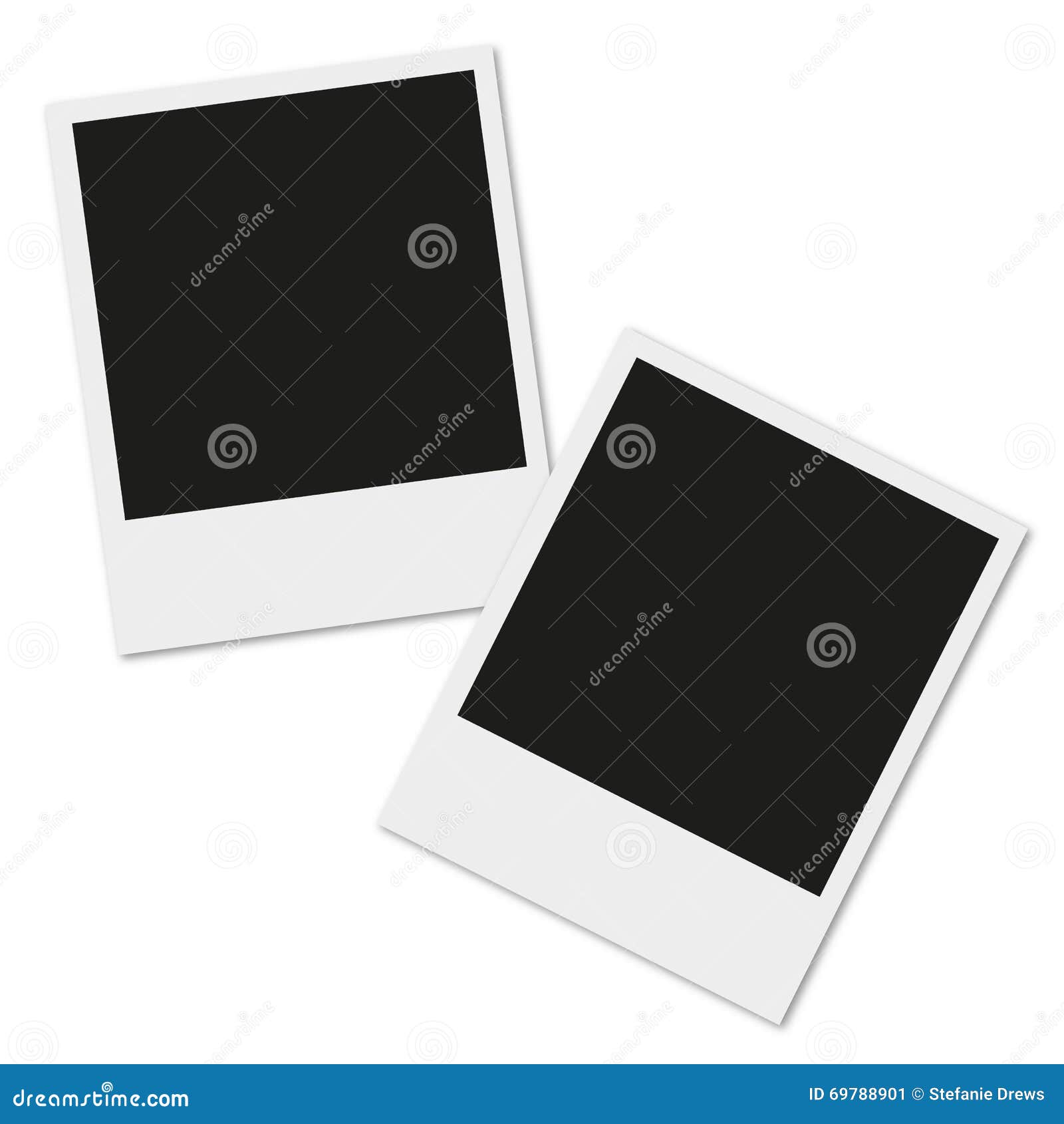 Polaroid Photo Frame Cartoon Vector | CartoonDealer.com #69788901