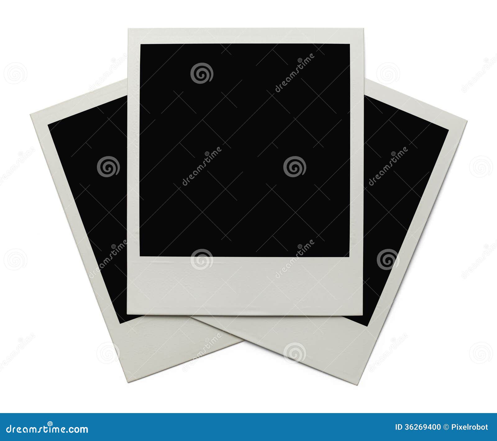 Polaroid Stack stock photo. Image of empty, close, obsolete - 36269400