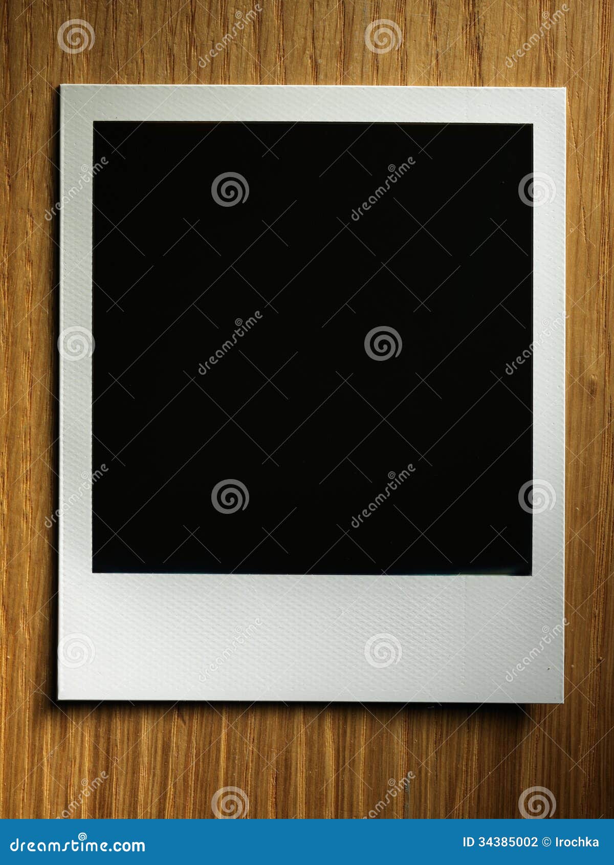 Polaroid style photo frame stock illustration. Illustration of blank ...