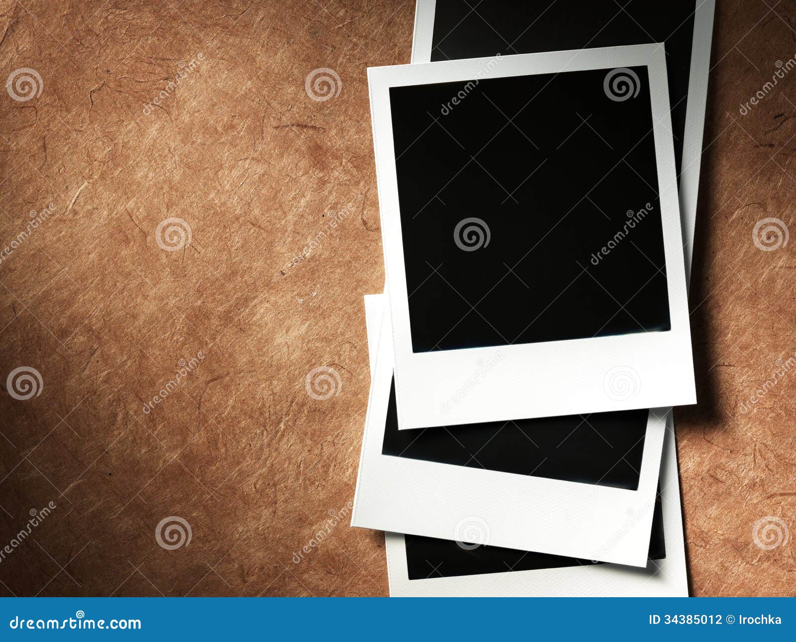 Polaroid style photo frame stock photo. Image of postcard - 34385012