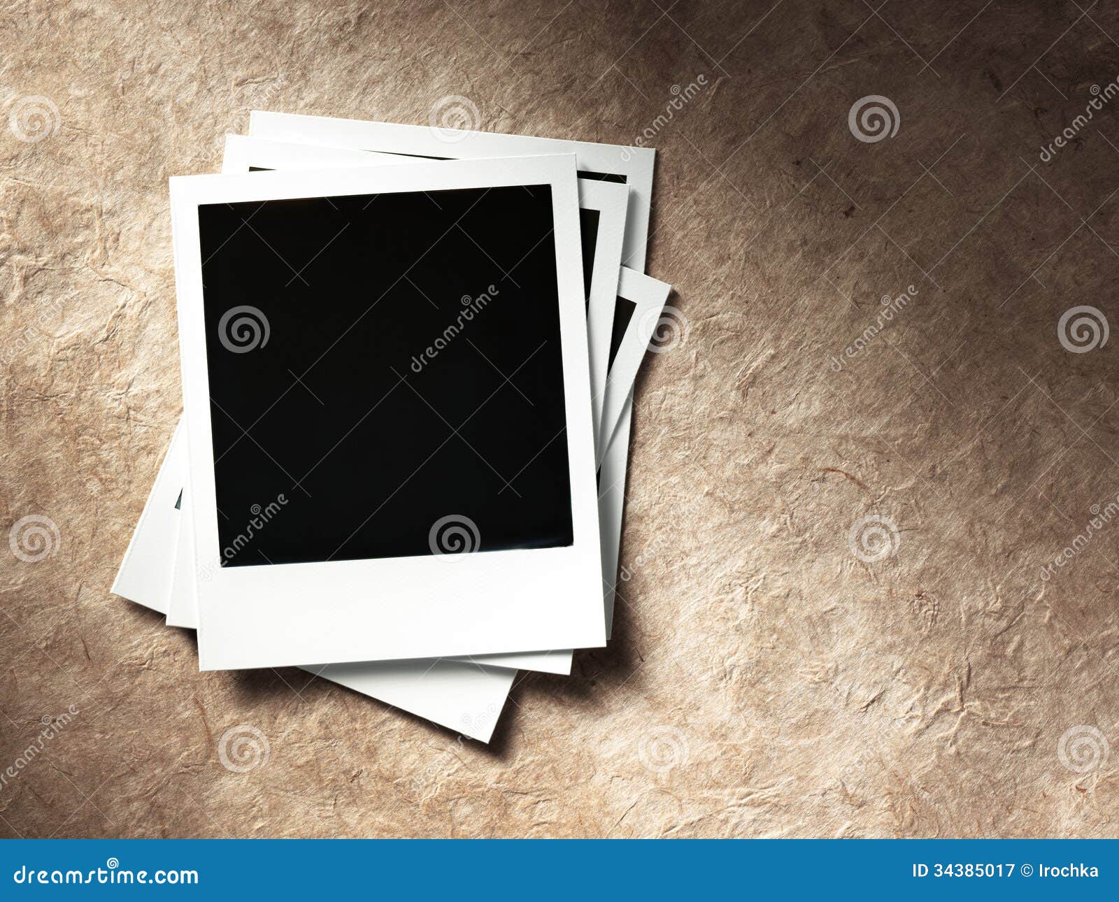 Polaroid style photo frame stock image. Image of background - 34385017
