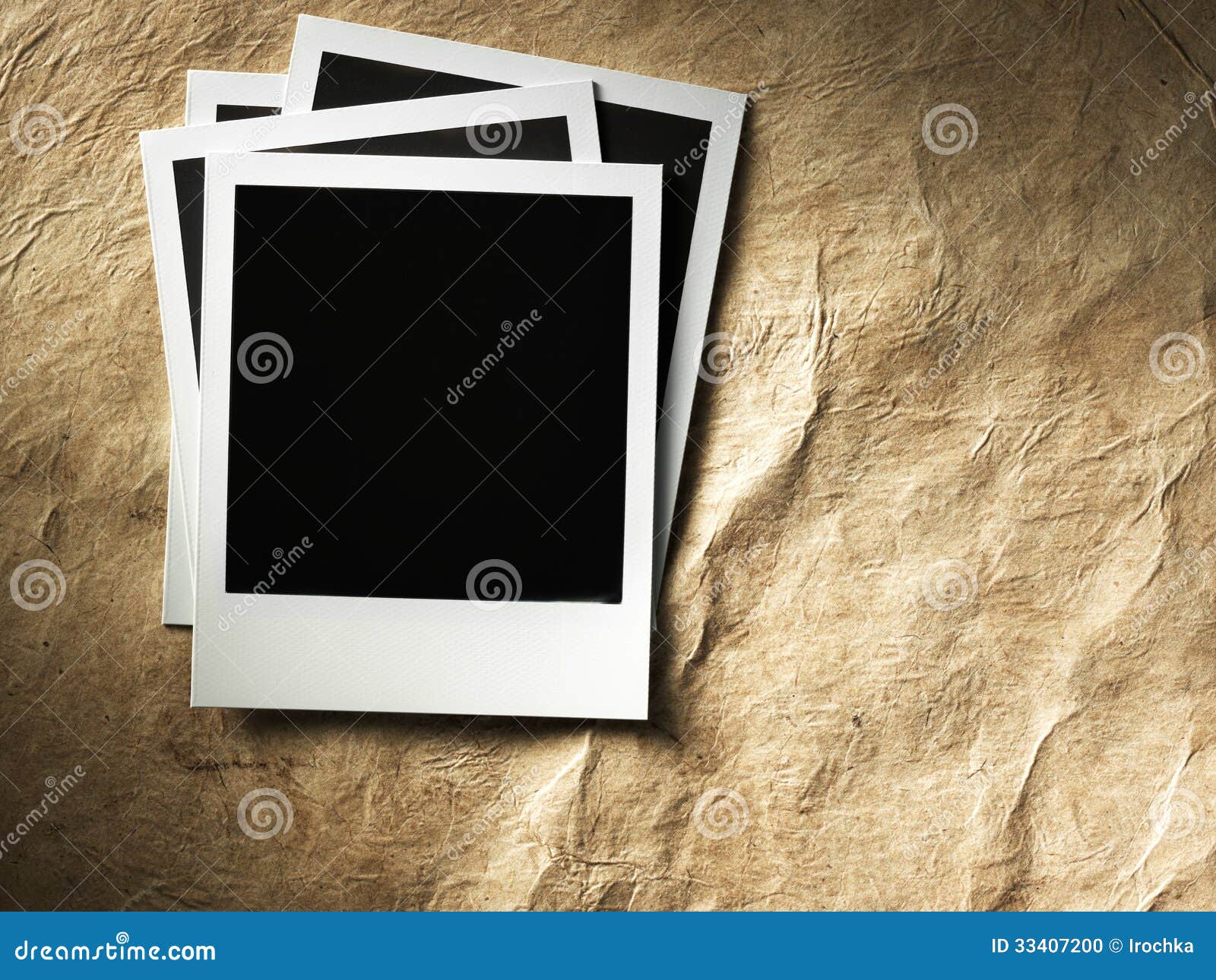 Polaroid style photo frame stock photo. Image of memories - 33407200