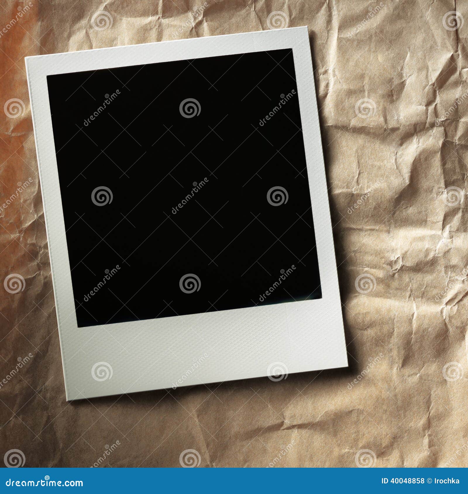 Polaroid style photo frame stock photo. Image of retro - 40048858