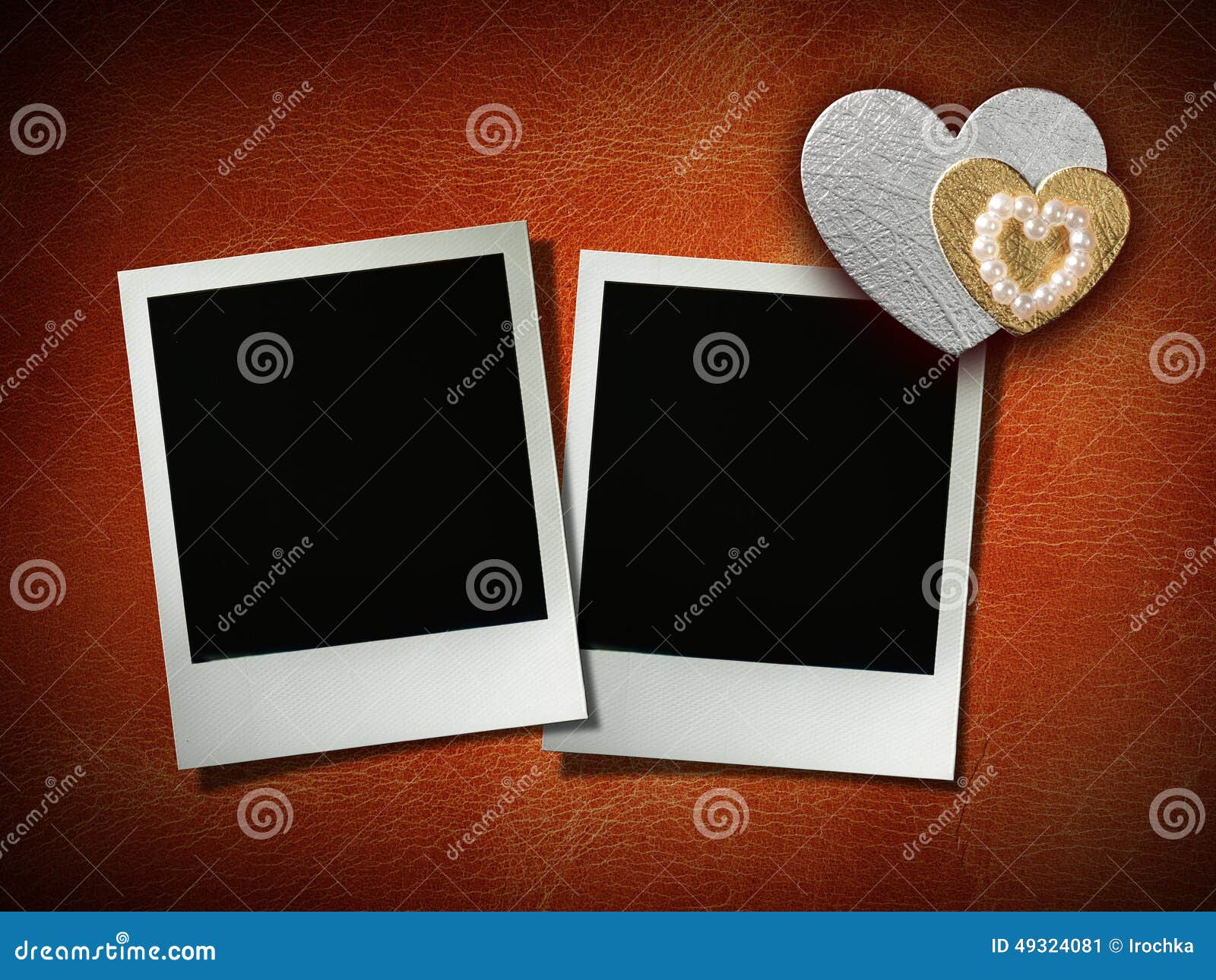 Polaroid style photo frame stock image. Image of abstract - 49324081