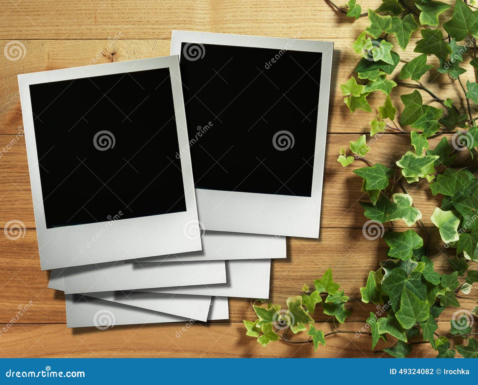 Polaroid style photo frame stock photo. Image of textured - 49324082