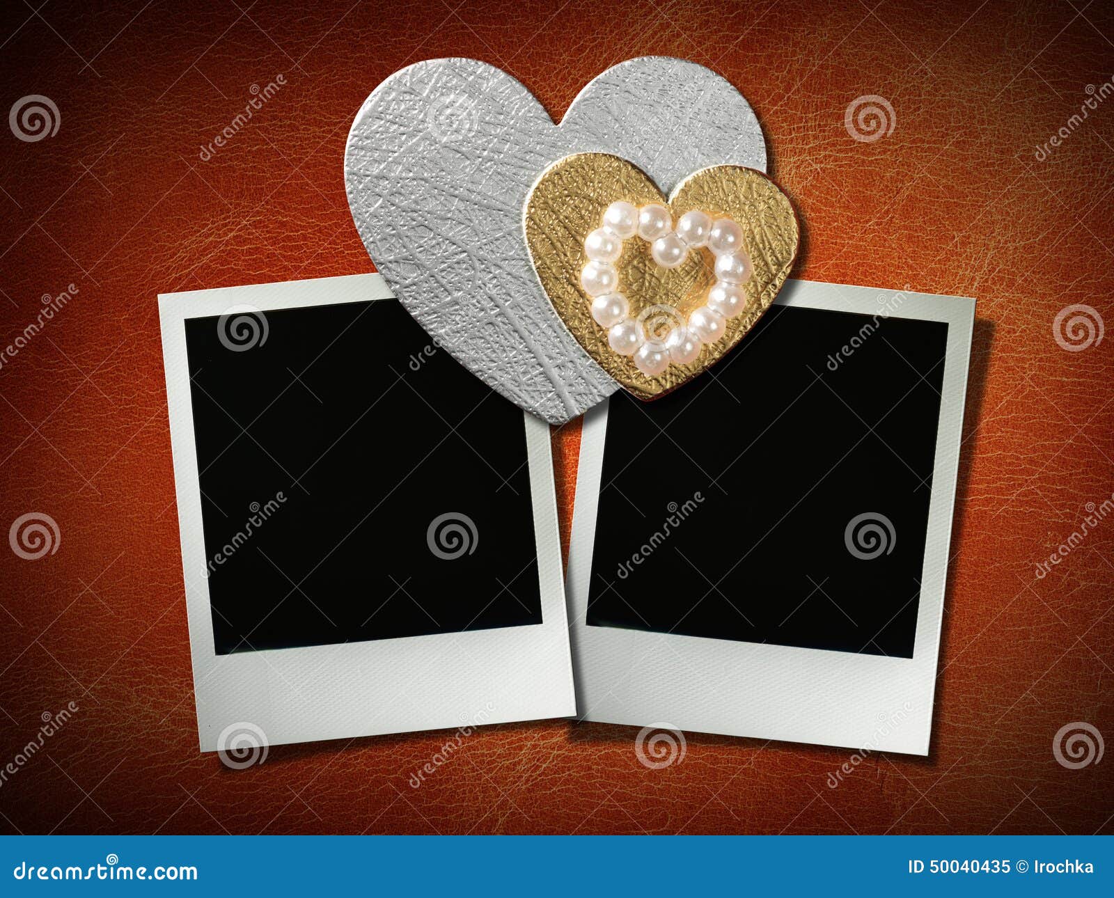 Polaroid style photo frame stock image. Image of brown - 50040435