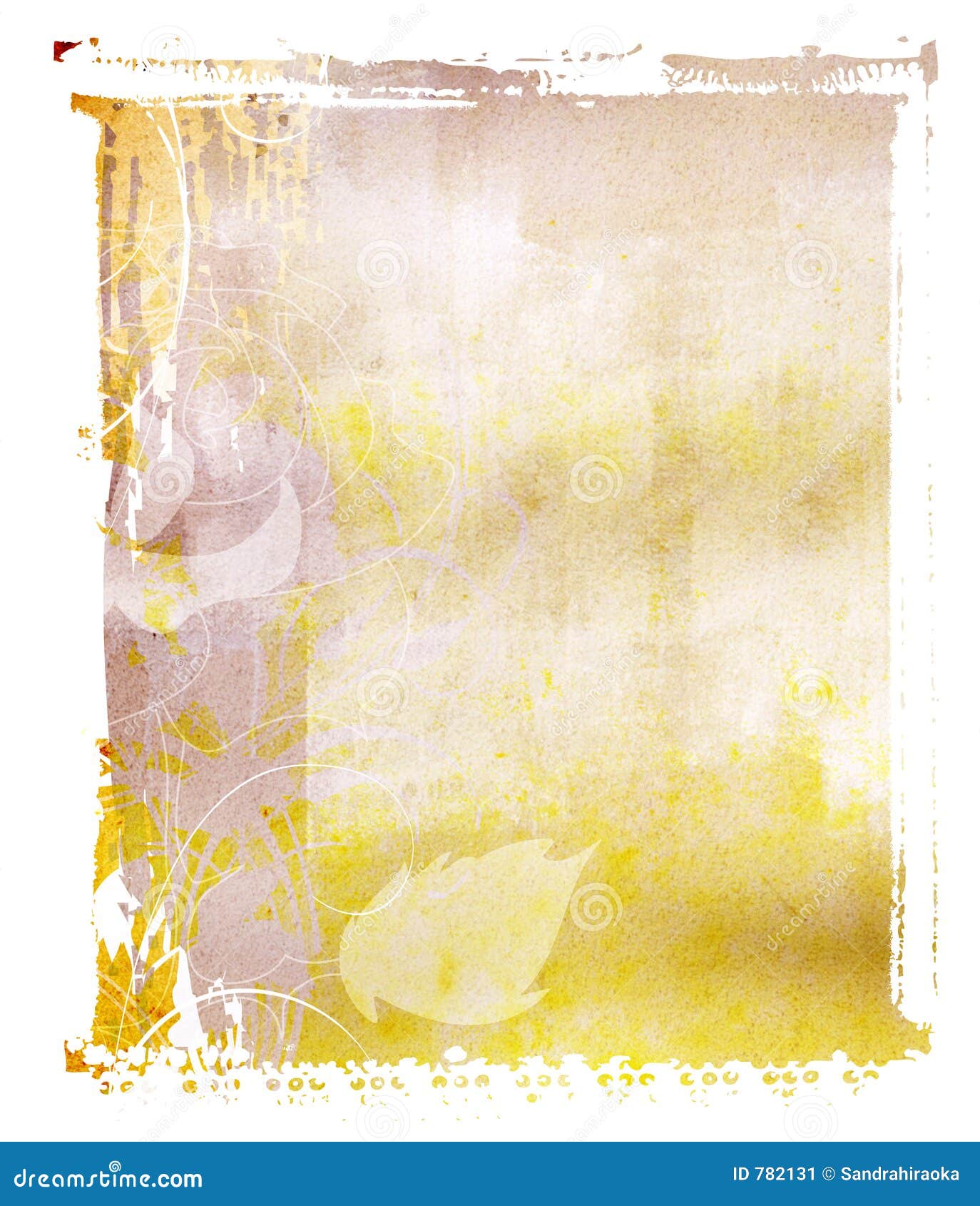 Polaroid Transfer Yellow Background Stock Image - Image of stroke ...
