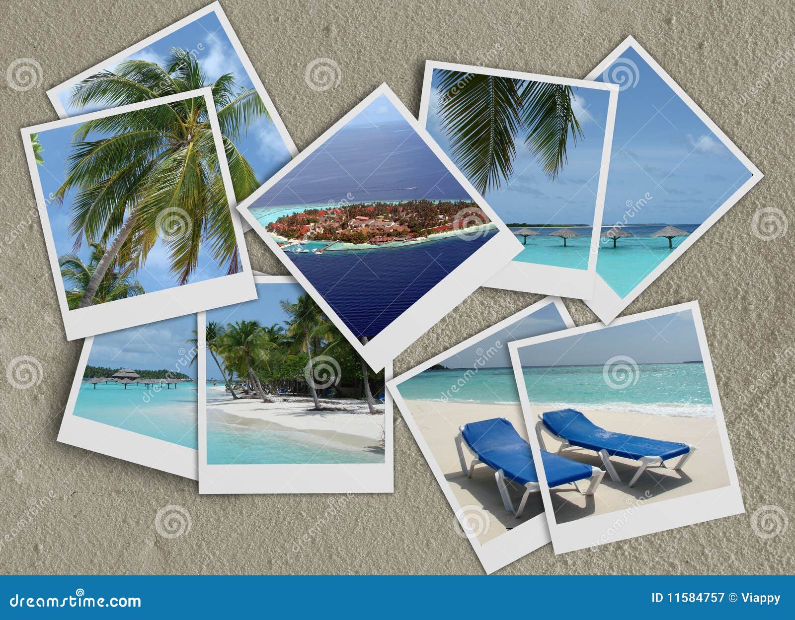 Collage Assembling Different Materials And Textures To Create A Stock ...