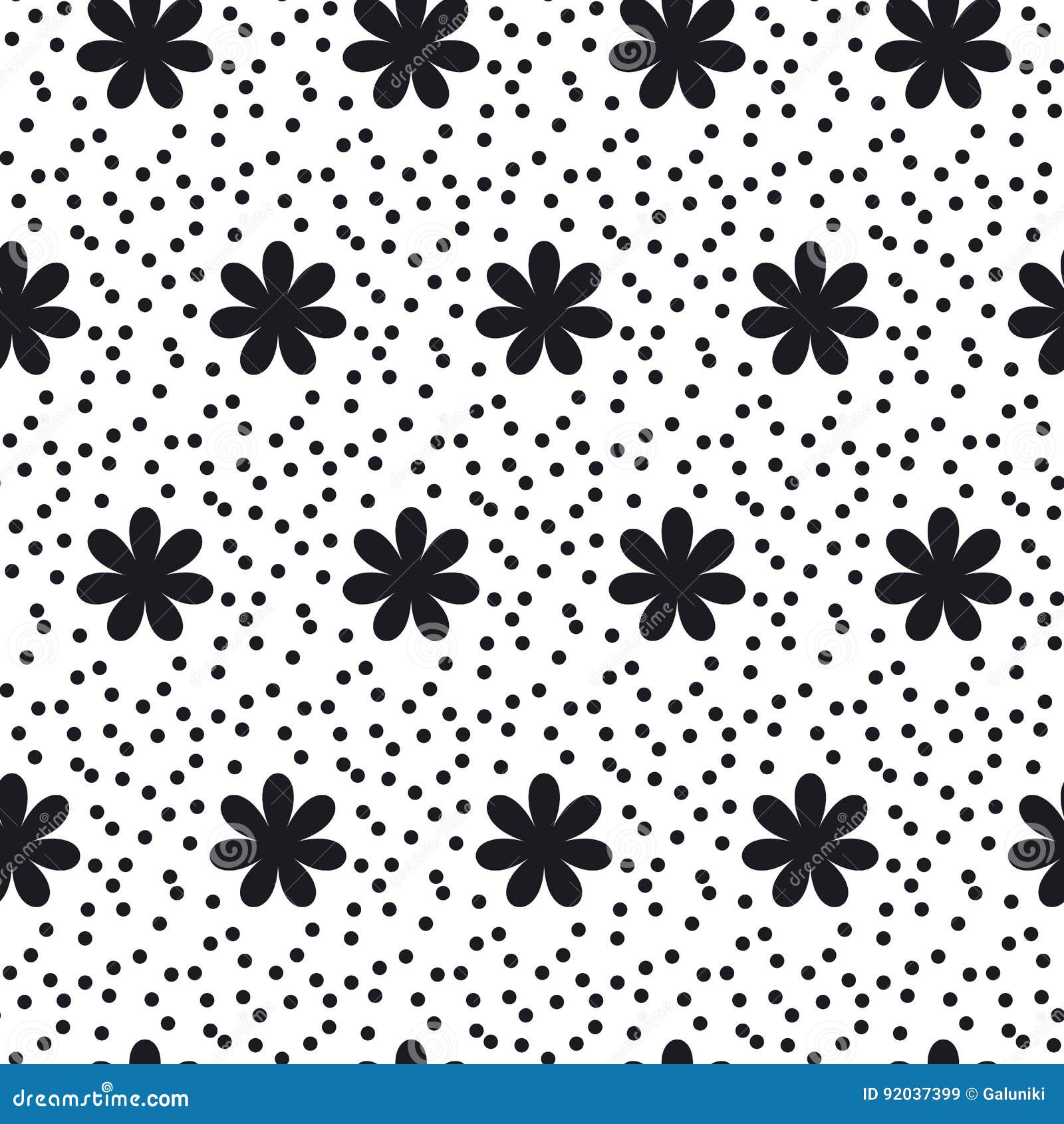 Polca Dot Pattern, Fundo Sem Emenda Do Vetor Seamles Abstratos ...