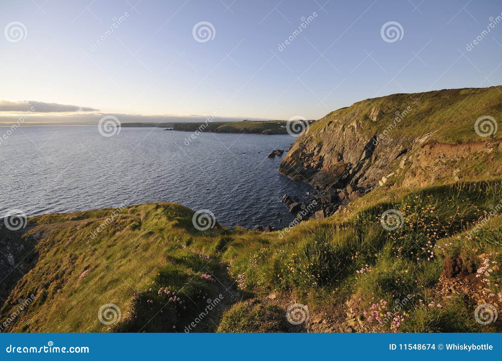 Poldhu Point stock photo. Image of horizontal, cornwall - 11548674