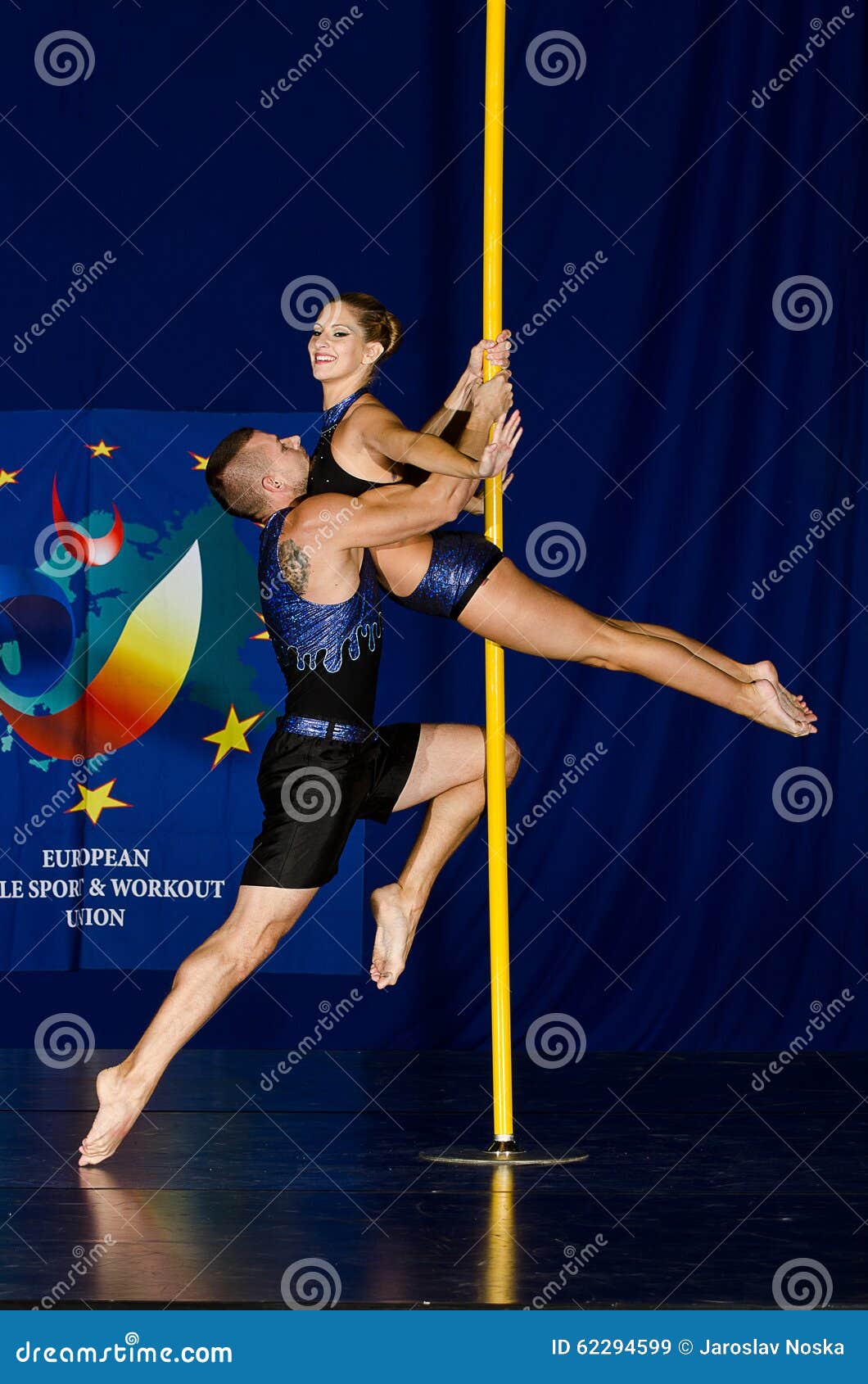 POLE DANCE CHAMPIONSHIP - Doubles Editorial Stock Image - Image of ...