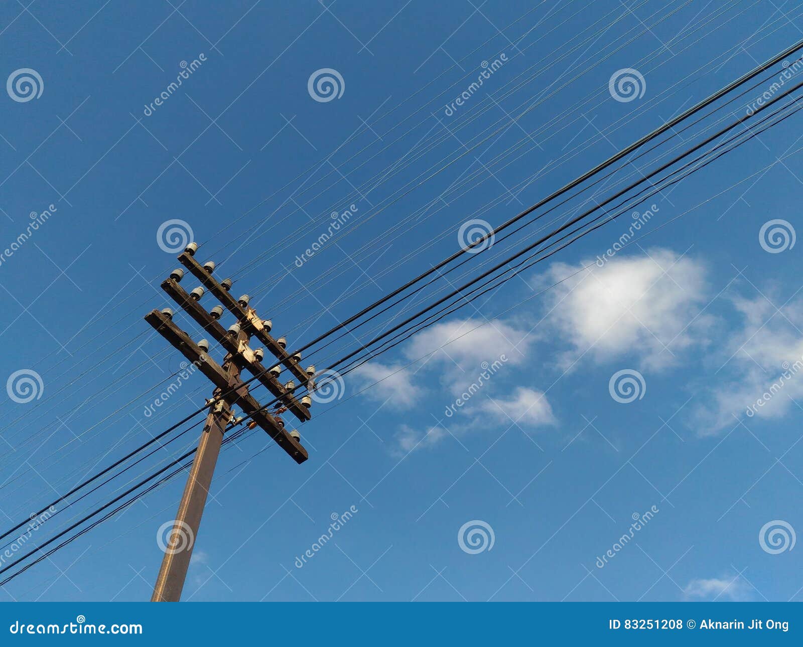 Pole stock photo. Image of blue, signal, background, grid - 83251208