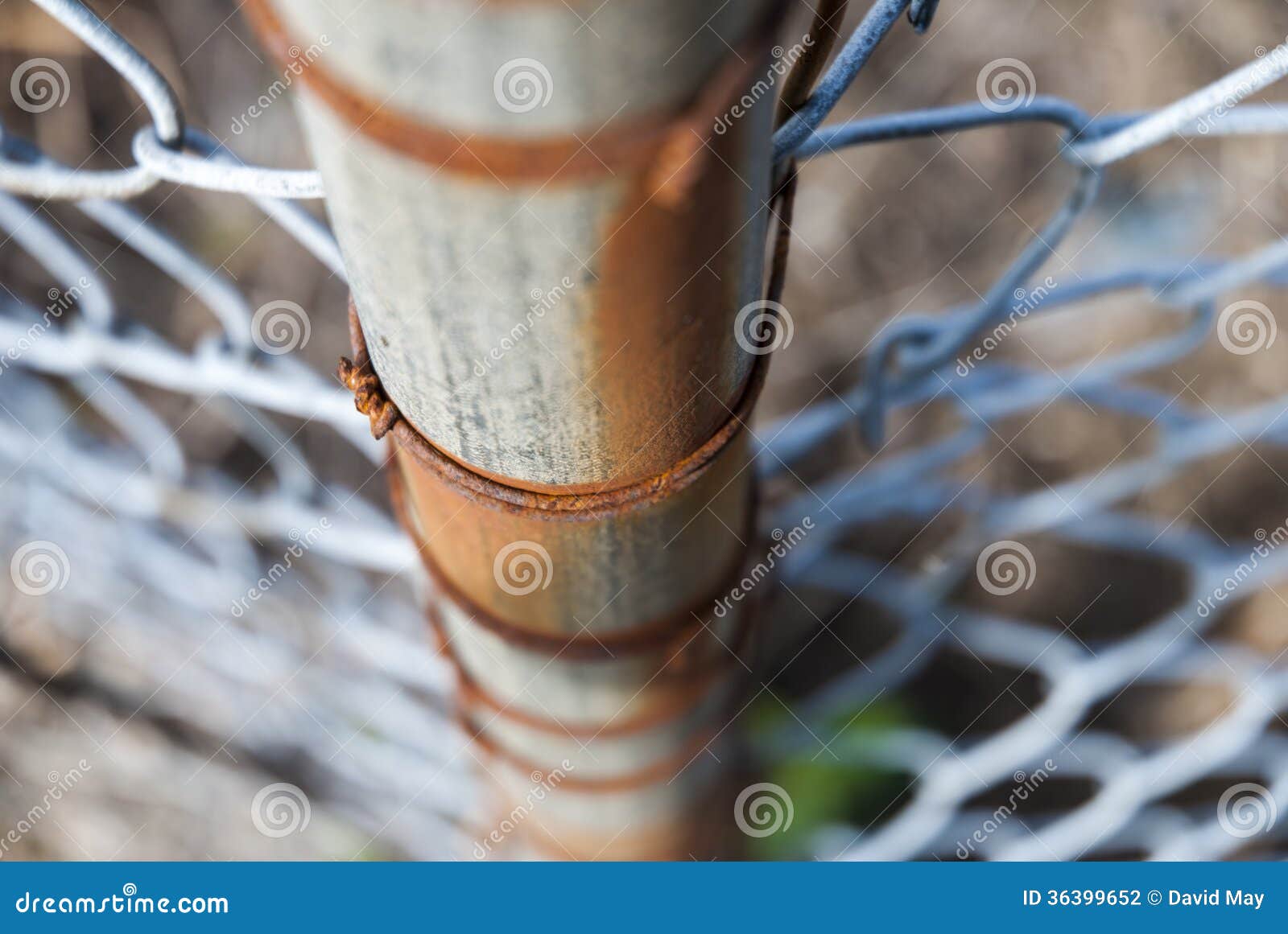 Pole fence rust stock photo. Image of depth, post, bokeh - 36399652