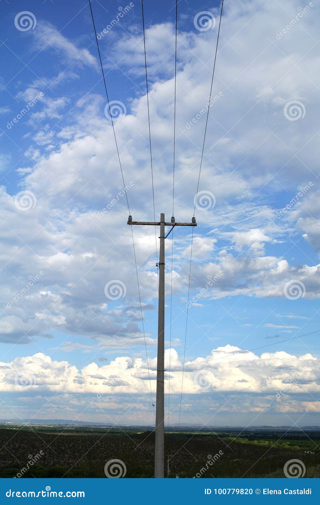 Pole ligth blue stock photo. Image of illumination, shape - 100779820