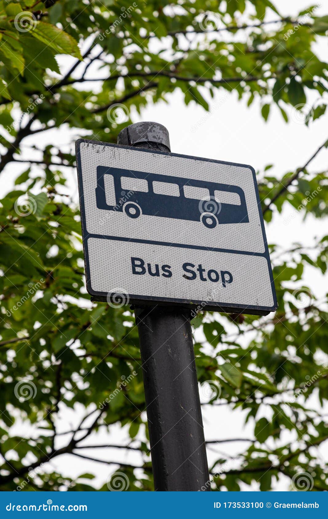 Pole-mounted Elizabethan Royal Mail Post Box Saughall Massie Wirral May ...