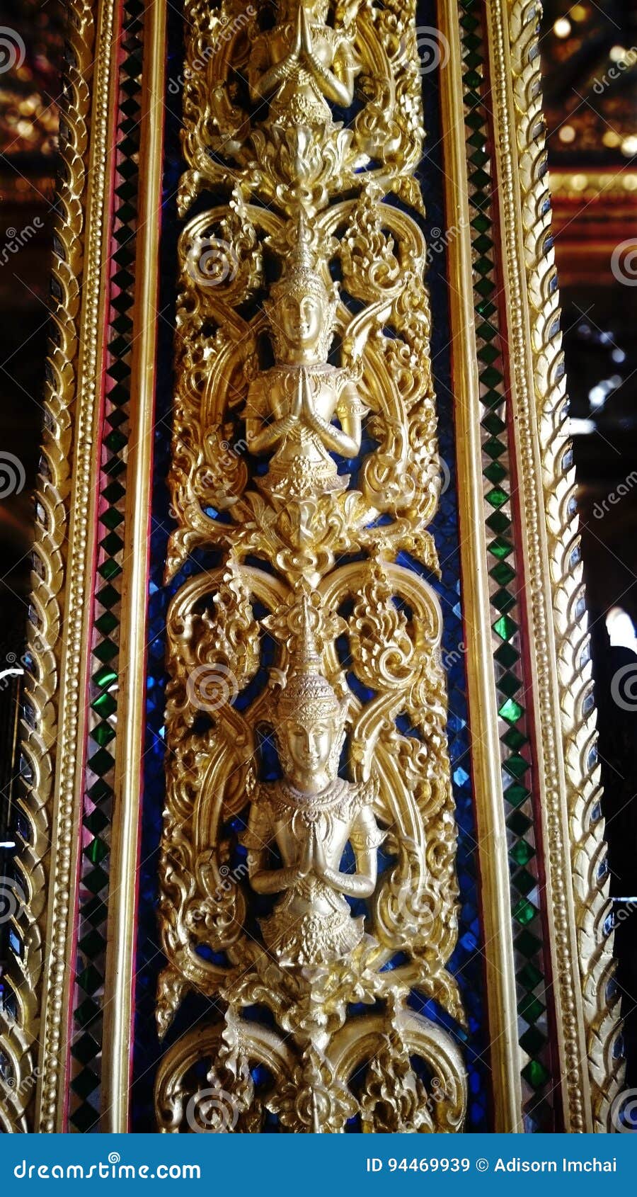 The pole in the temple stock image. Image of ruins, ancient - 94469939