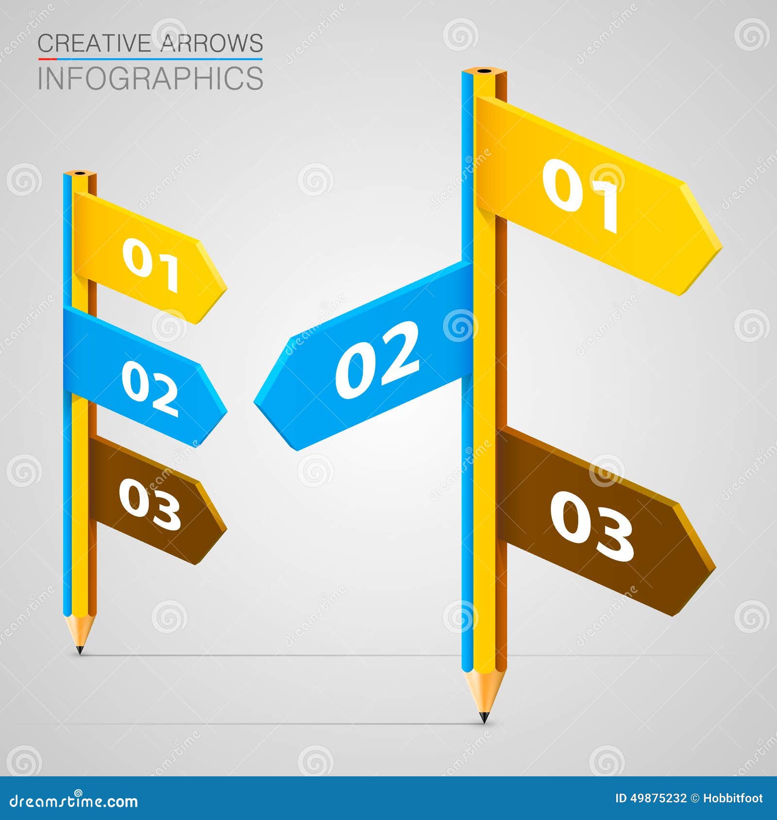 Pole with a Variety of Directions Stock Vector - Illustration of ...