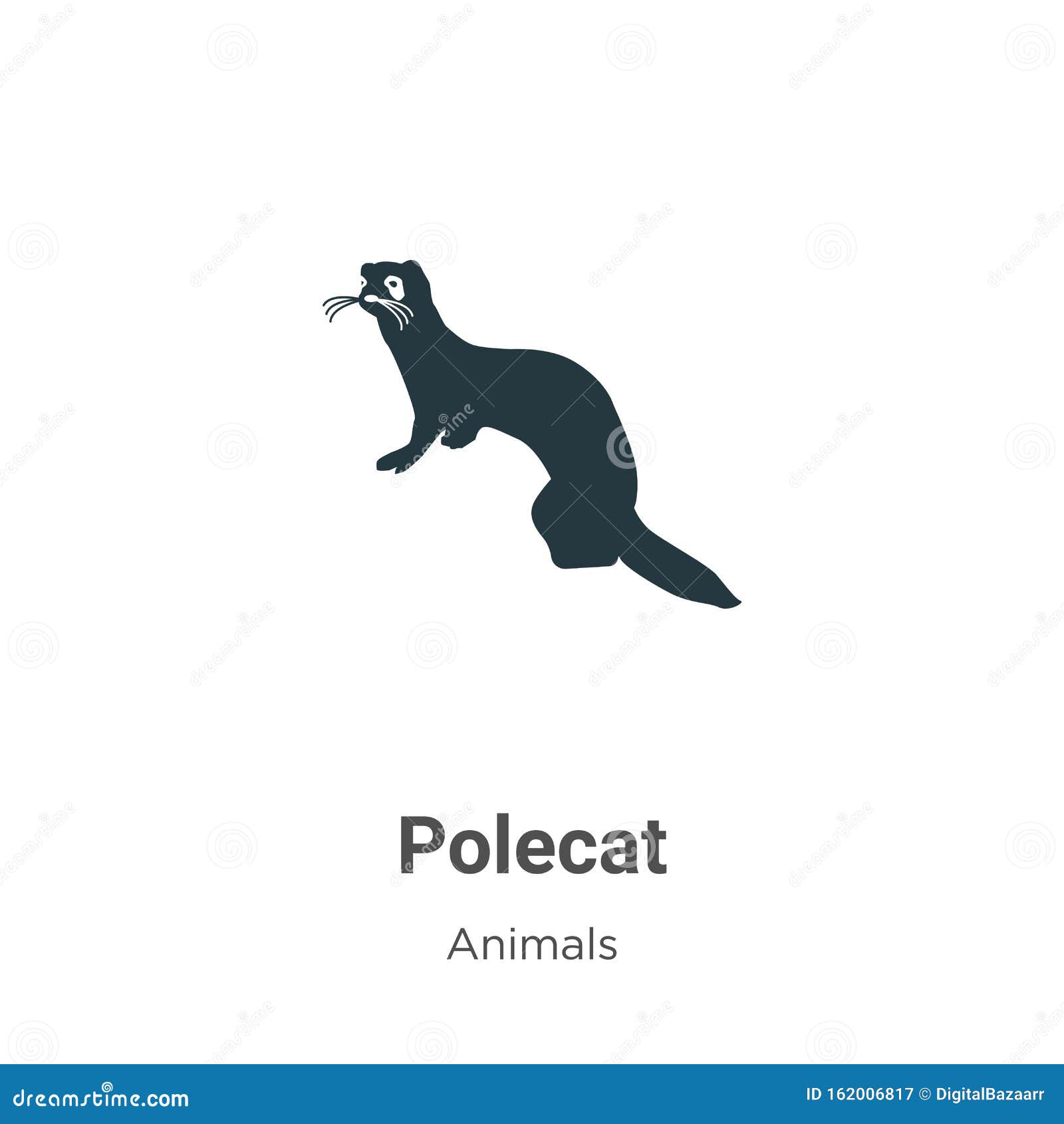Polecat Icon. Trendy Polecat Logo Concept On White Background Fr ...