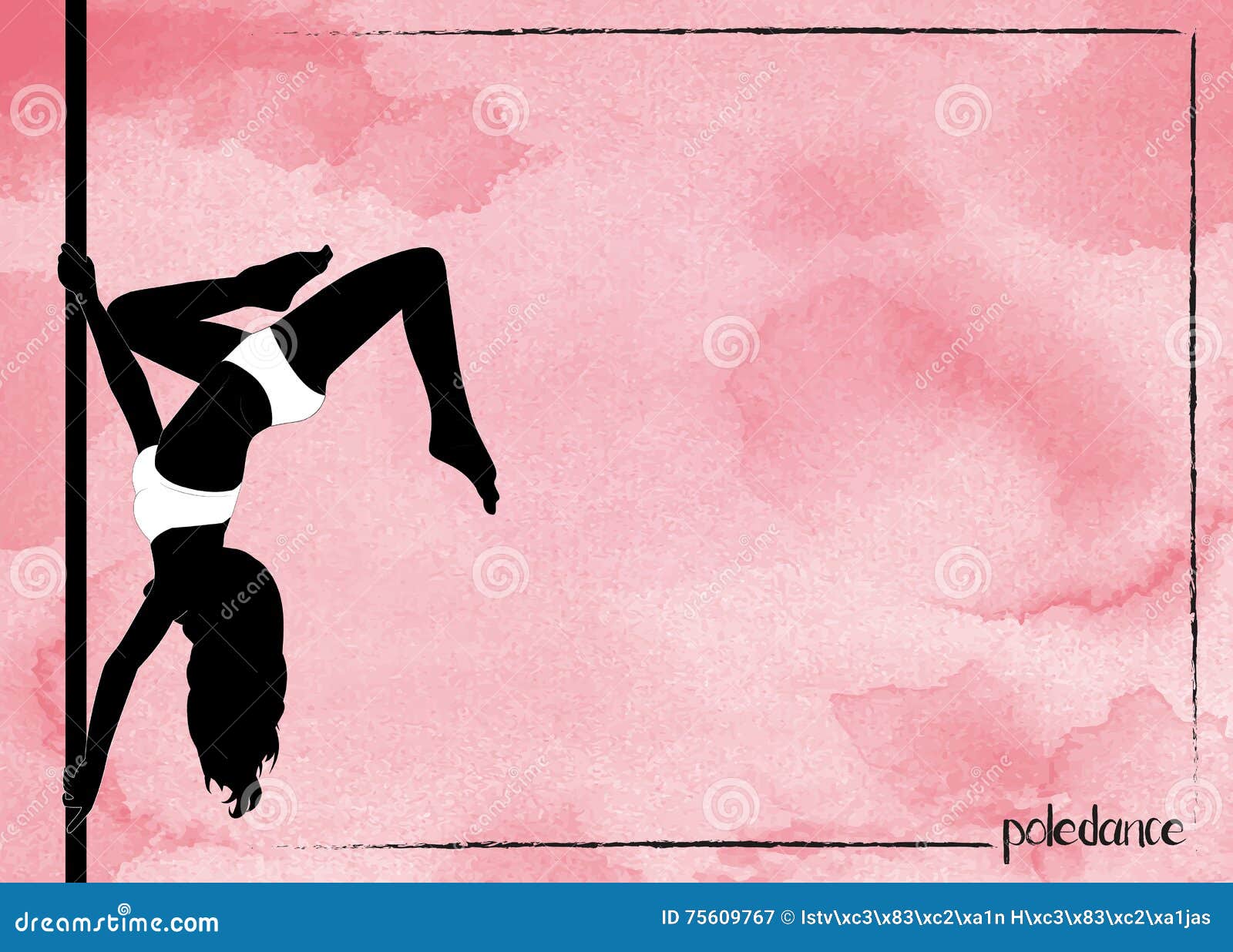 Poledance Background Royalty-Free Stock Photography | CartoonDealer.com ...