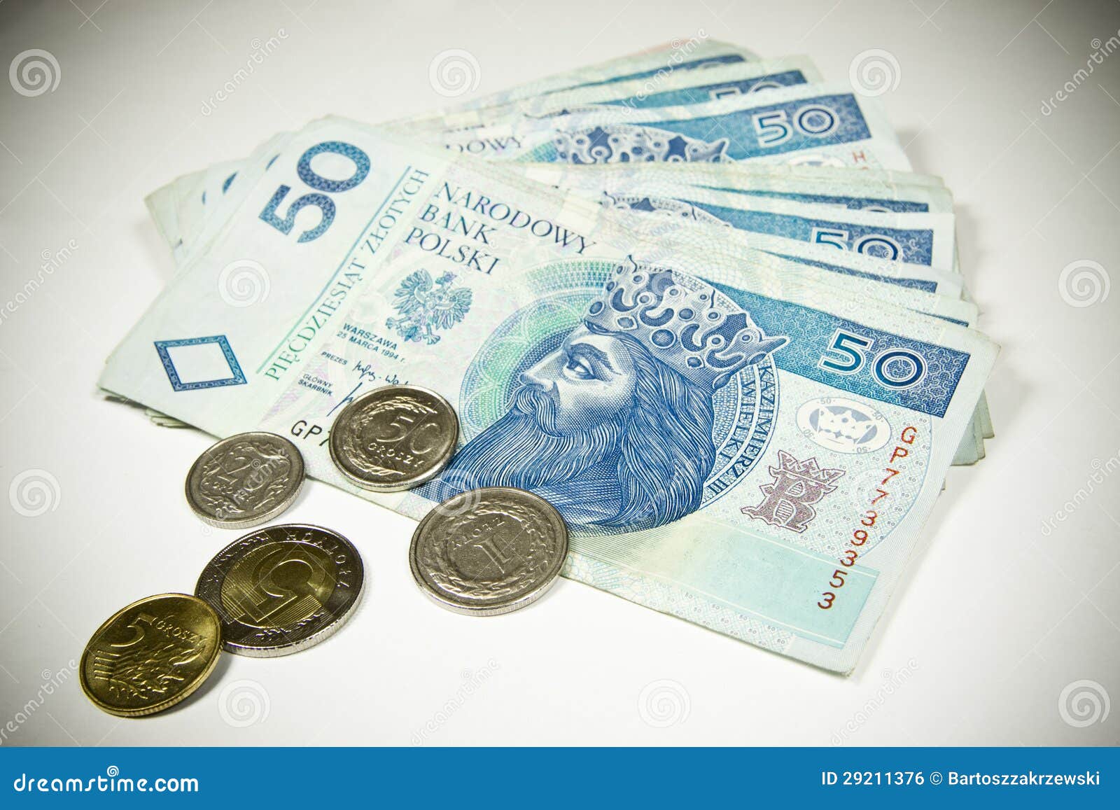 Polen PLN valuta 50 arkivfoto. Bild av kassa, hundra - 29211376