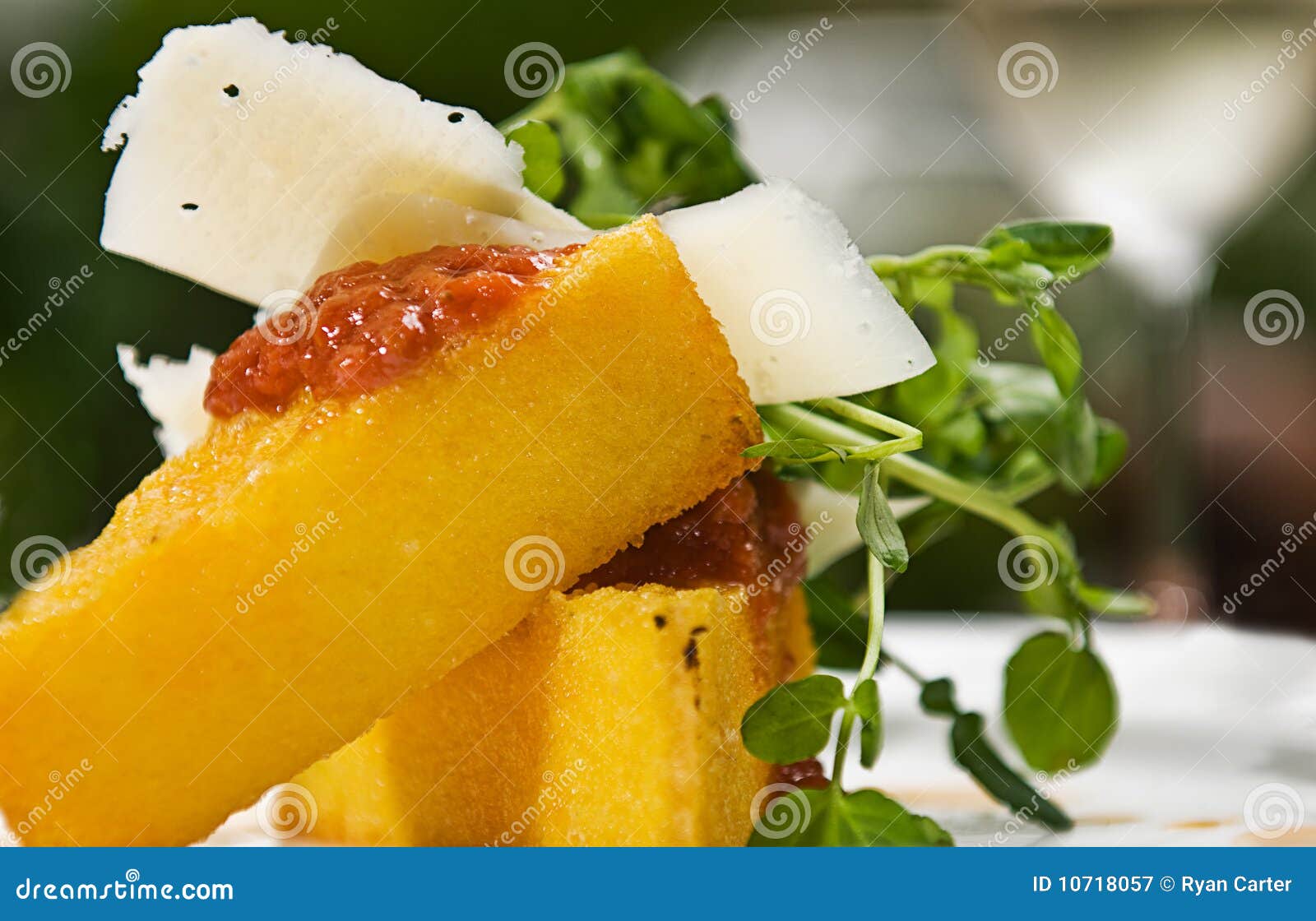 Polenta stock image. Image of cookery, health, greens - 10718057