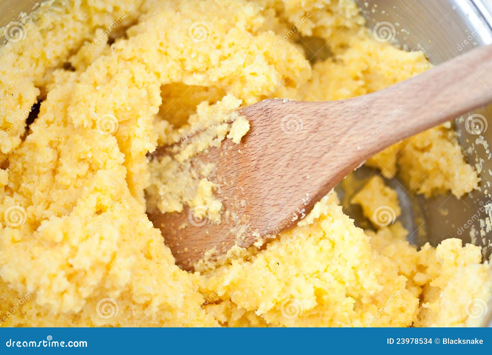 Polenta Corn Traditional Food Stock Photo - Image of corn, cooking ...