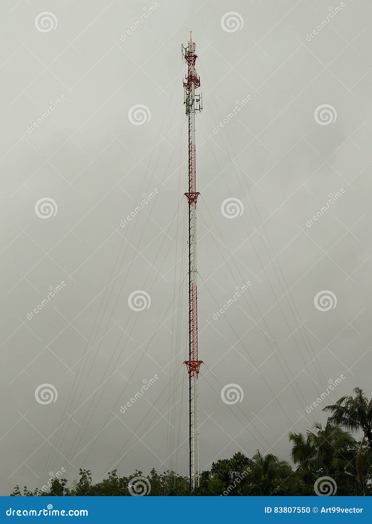 Poles Communications Network Stock Photo - Image of tree, tower: 83807550