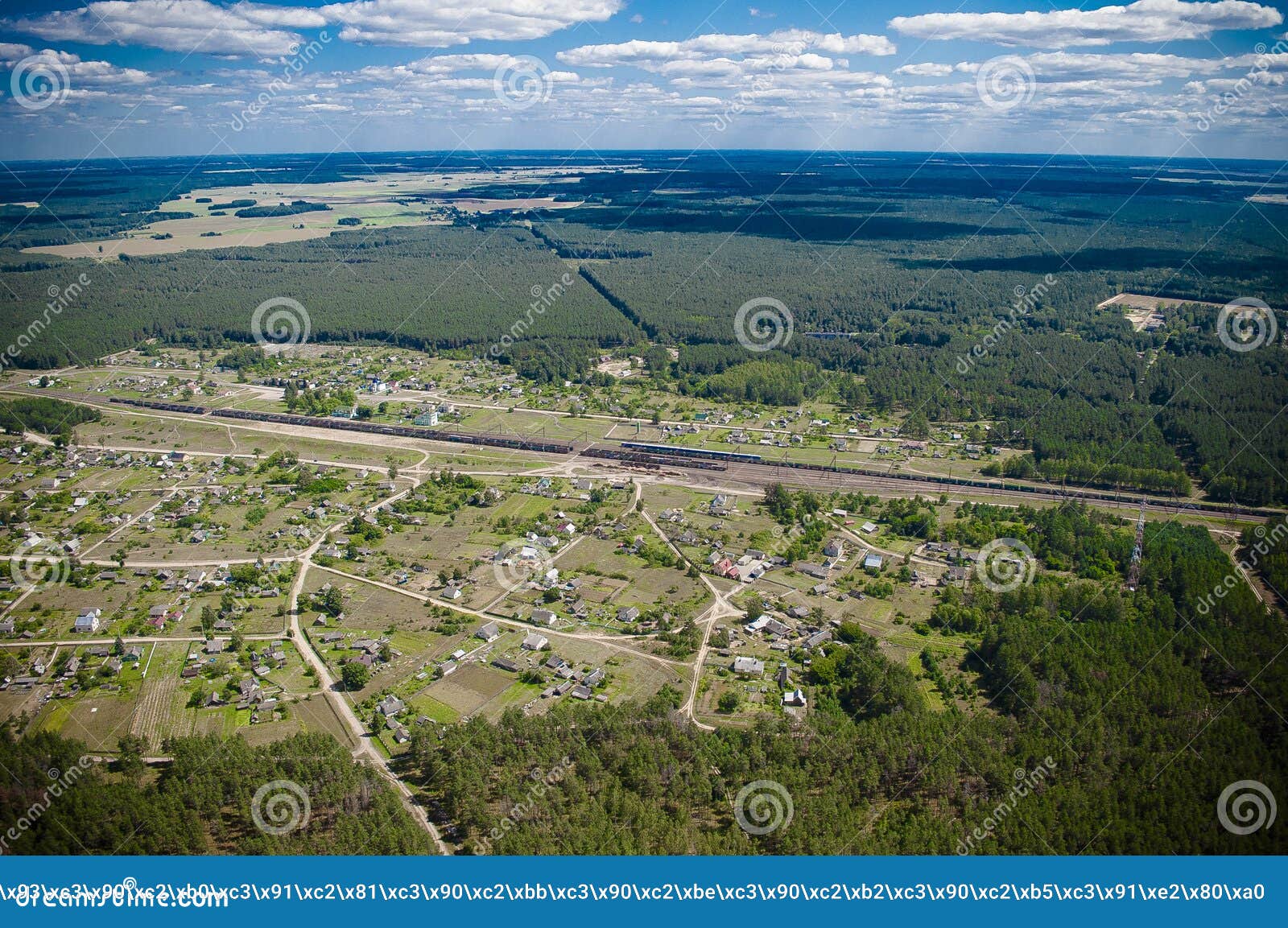Polesia belarus imagem de stock. Imagem de vale, paisagem - 223172669