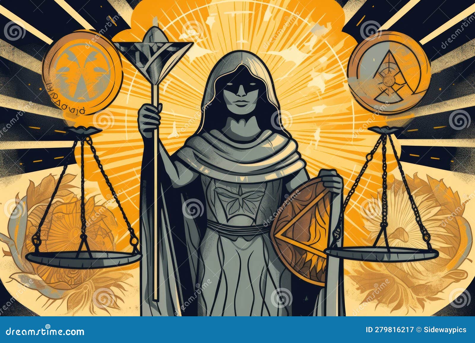 Police Accountability - Generative AI Stock Illustration - Illustration ...