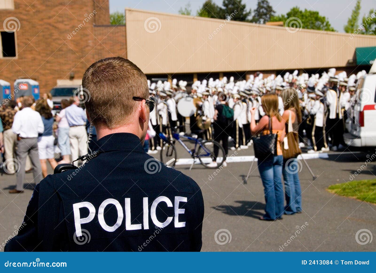 Police Action stock photo. Image of girl, pretty, event - 2413084