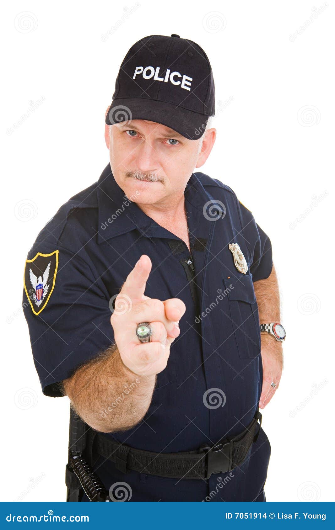 Police Authority stock photo. Image of grumpy, occupation - 7051914