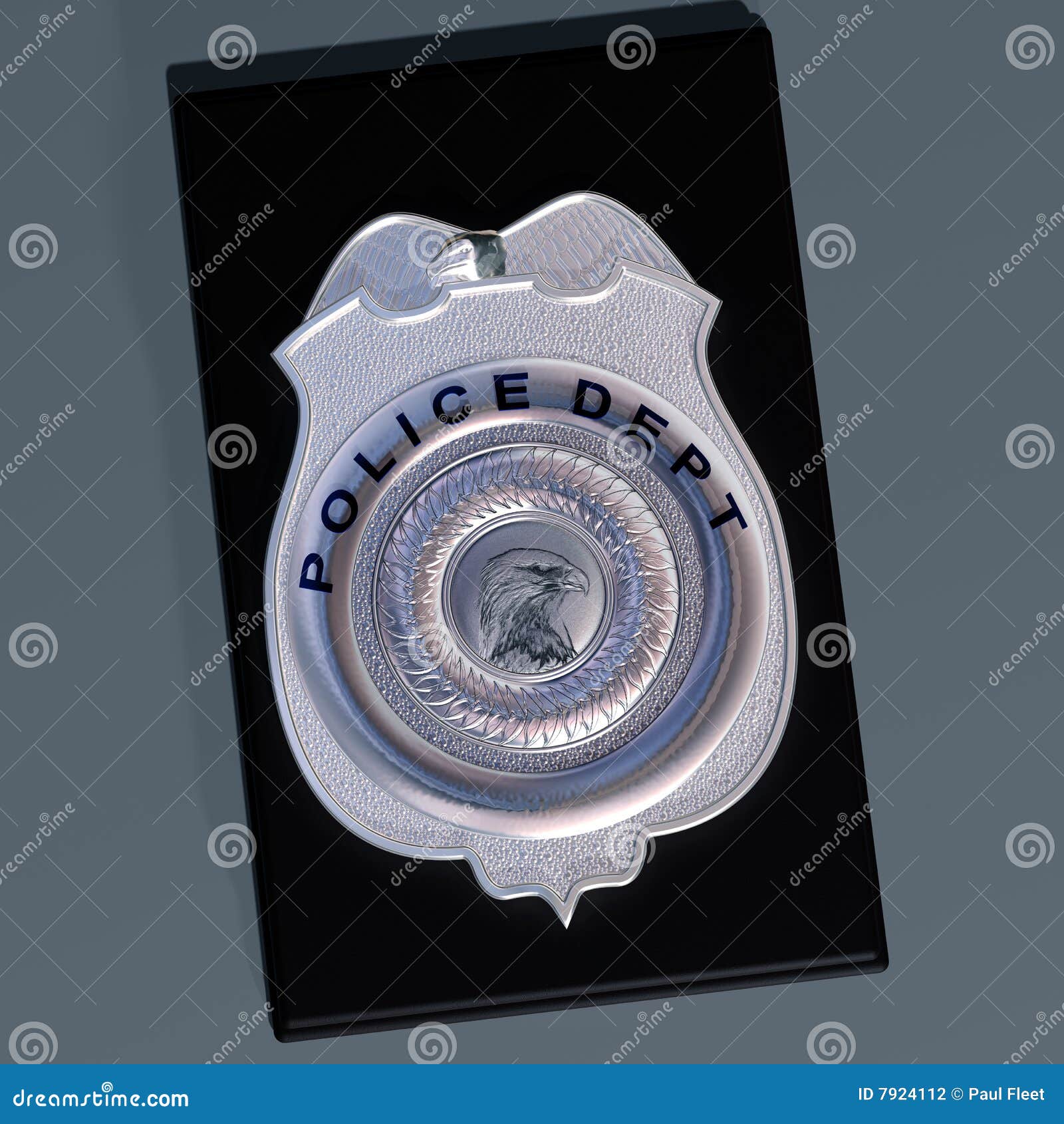 Police badge stock illustration. Illustration of security - 7924112