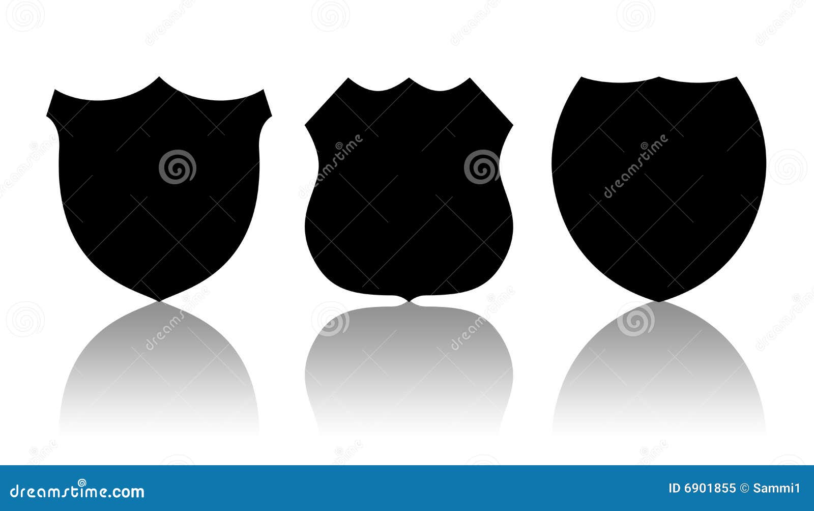 Police Badges. Security Signs And Symbols Government Department Officer ...