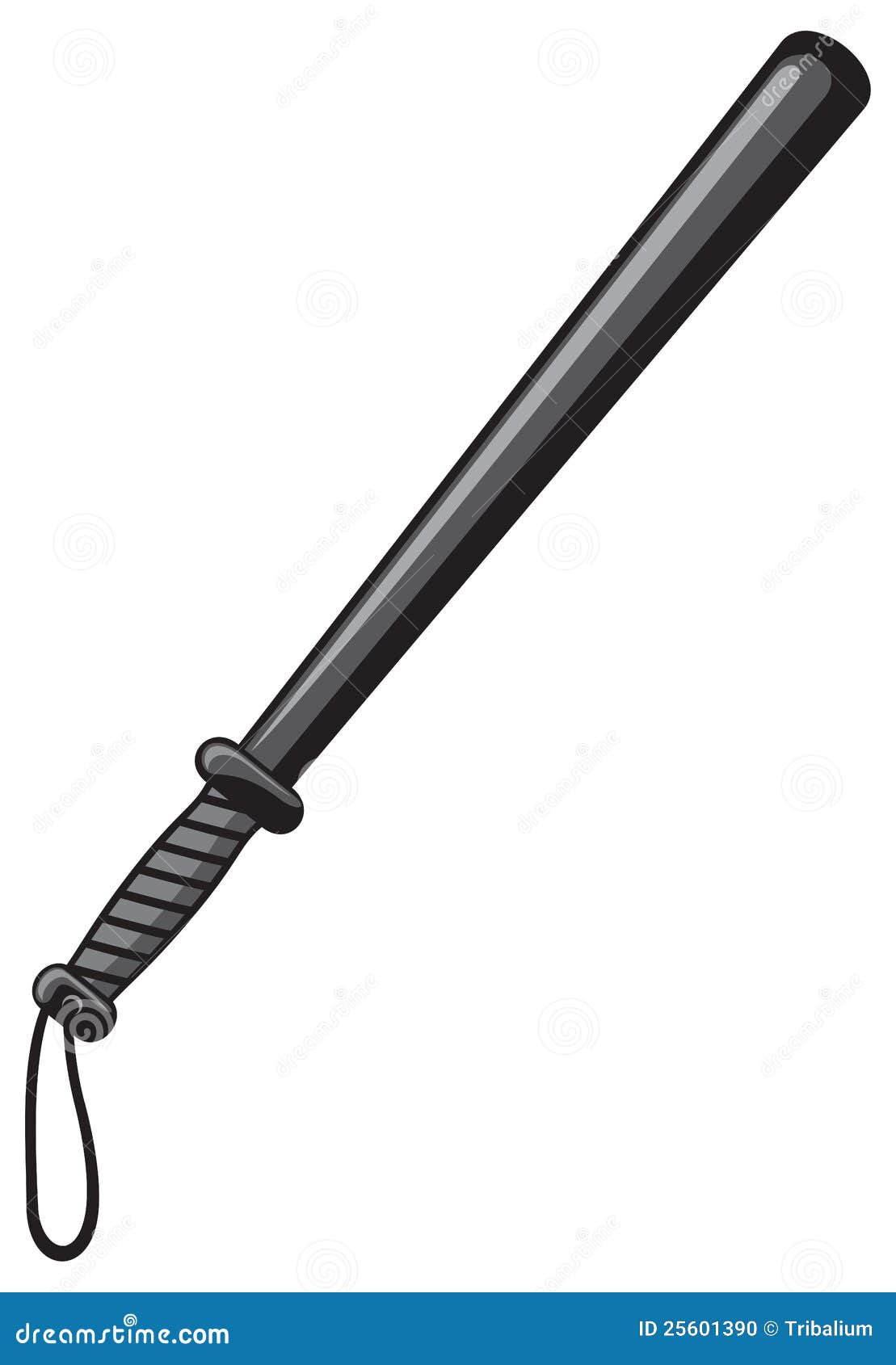 Police bat stock vector. Illustration of hard, safe, icon - 25601390