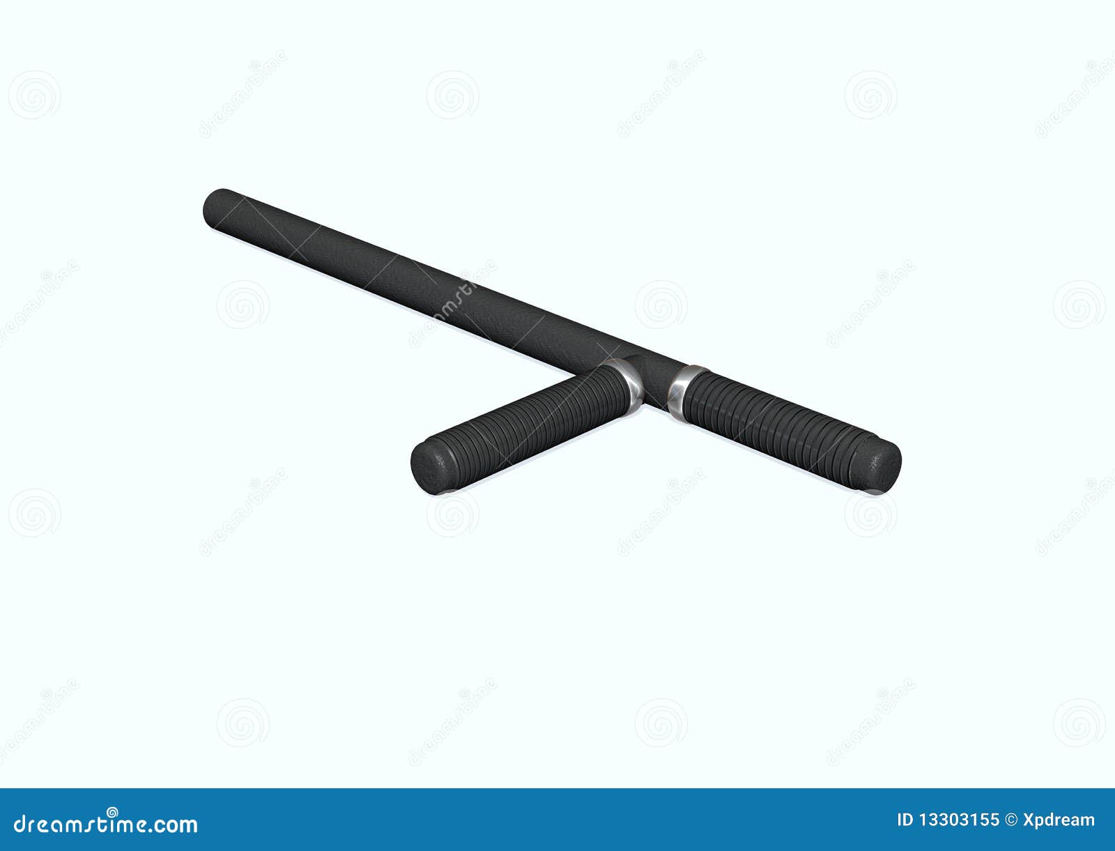 Police baton stock illustration. Illustration of continuum - 13303155