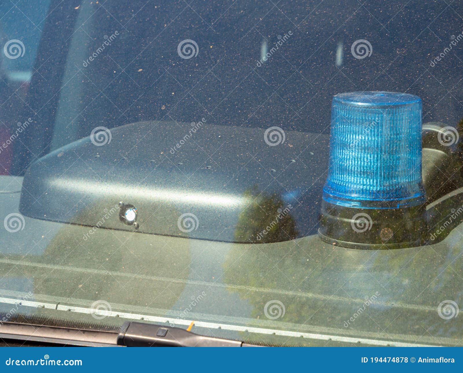 Police Blue Light Police Car Stock Photo - Image of light, patrol ...
