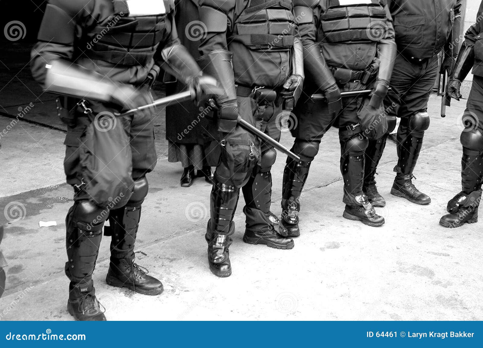 Police bodies in riot gear stock image. Image of guns, billy - 64461