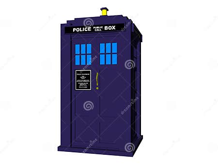 Police Box stock illustration. Illustration of crime, enforcement - 309298