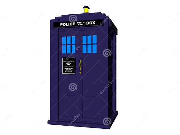 Police Box stock illustration. Illustration of crime, enforcement - 309298